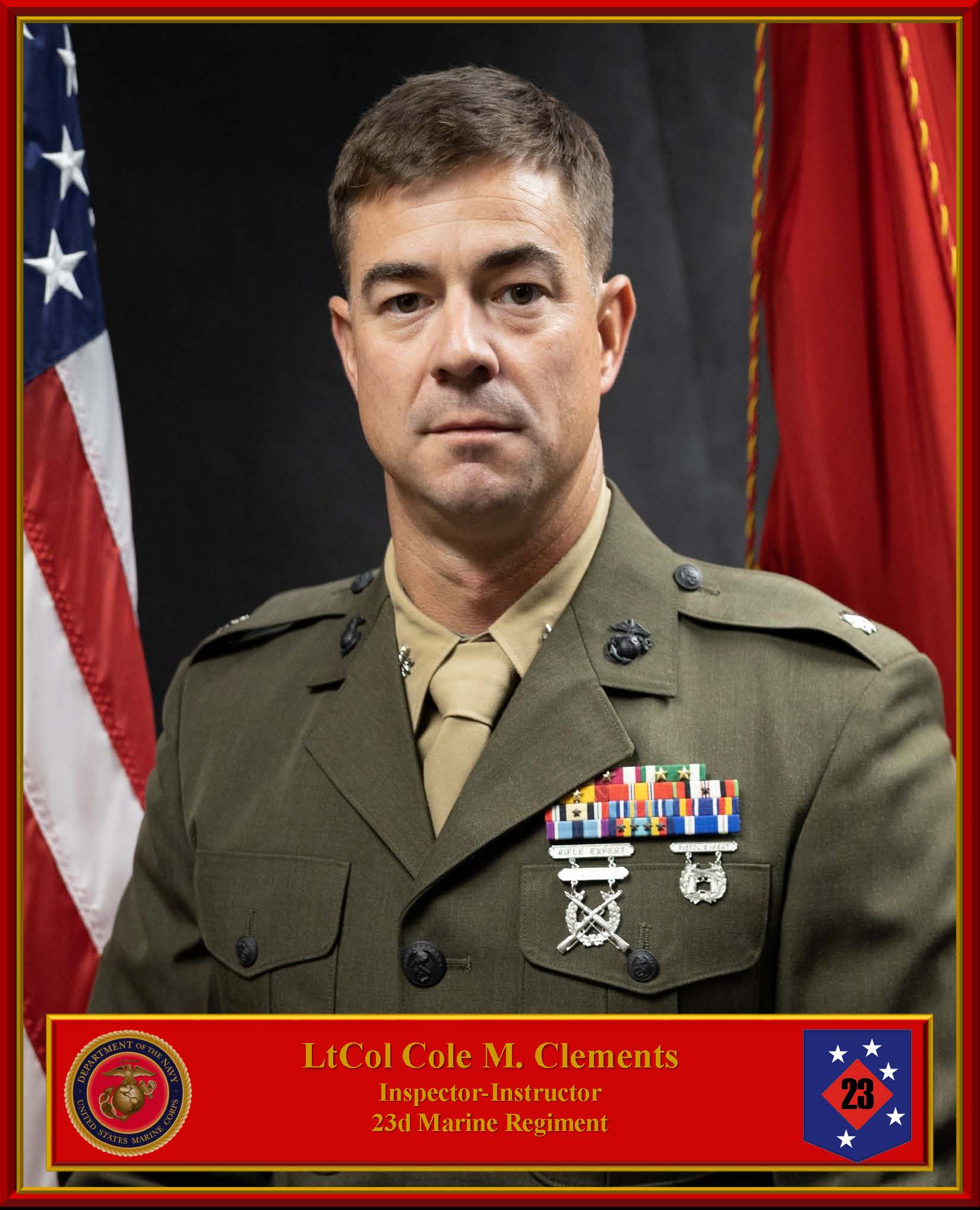 Inspector-Instructor > U.S. Marine Corps Forces Reserve > Biography