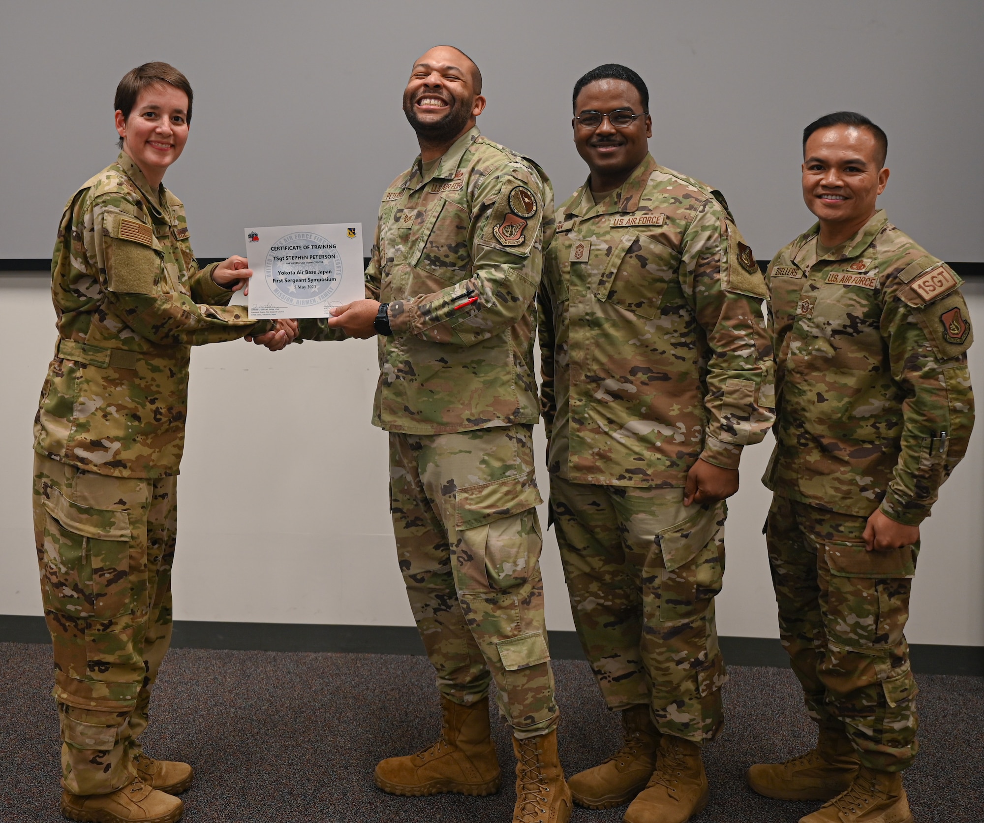 1st steps to 1st Shirts: First Sergeants Symposium > 5th Air Force ...