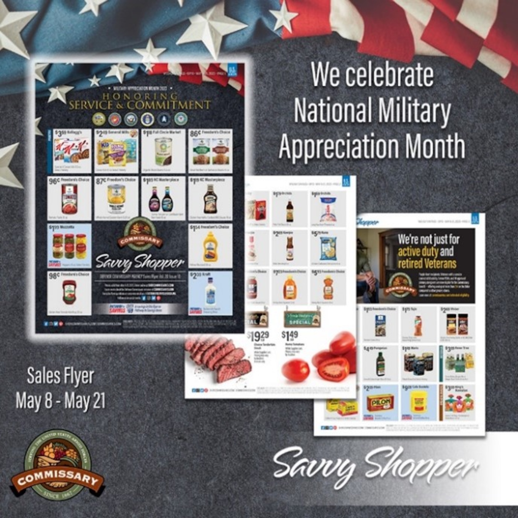 Commissary sales flyers for May 8-21 promote extra savings during ...