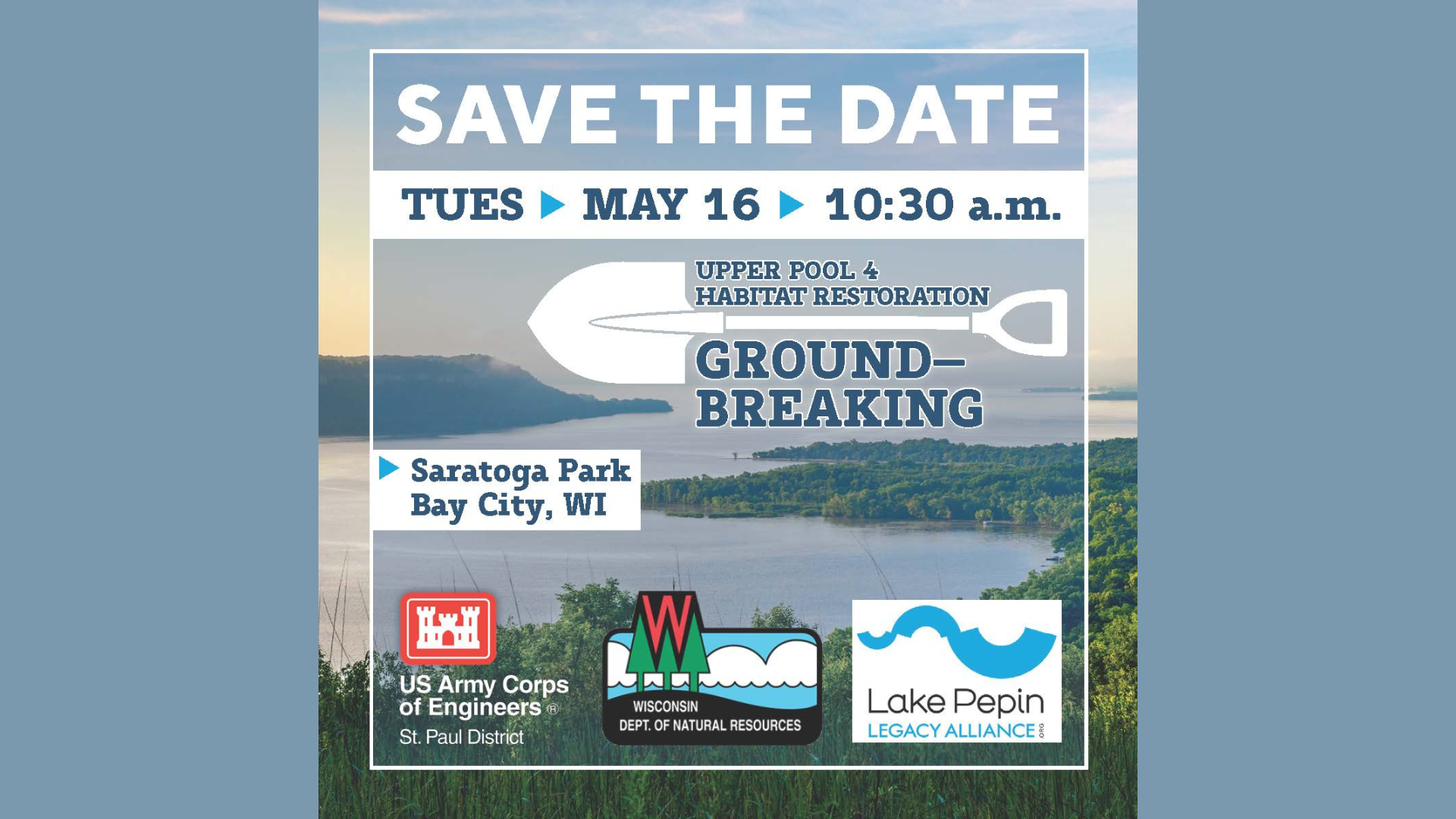 Corps, partners to host Upper Pool 4 project groundbreaking ceremony