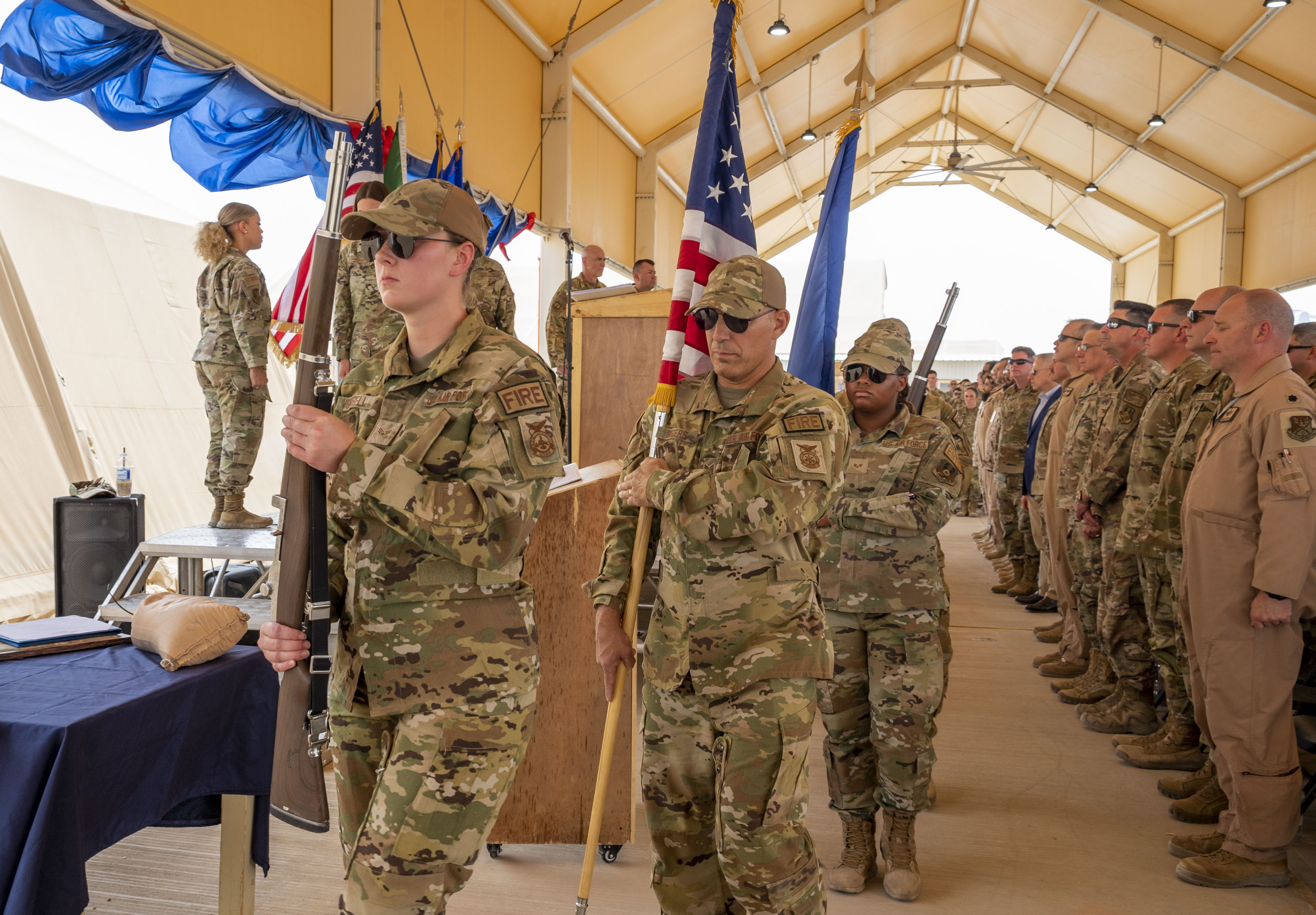 Passing the guidon: the 378th AEW holds CoC ceremony > U.S. Air Forces ...