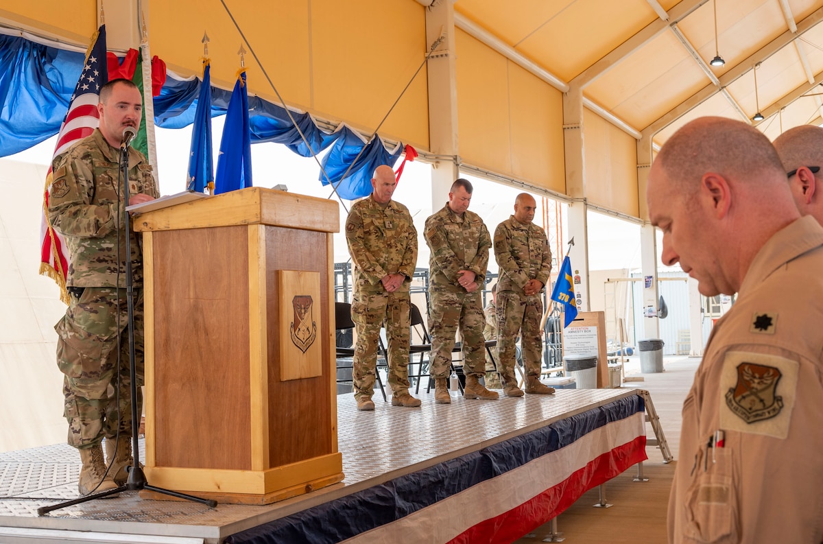 Passing the guidon: the 378th AEW holds CoC ceremony > U.S. Air Forces ...