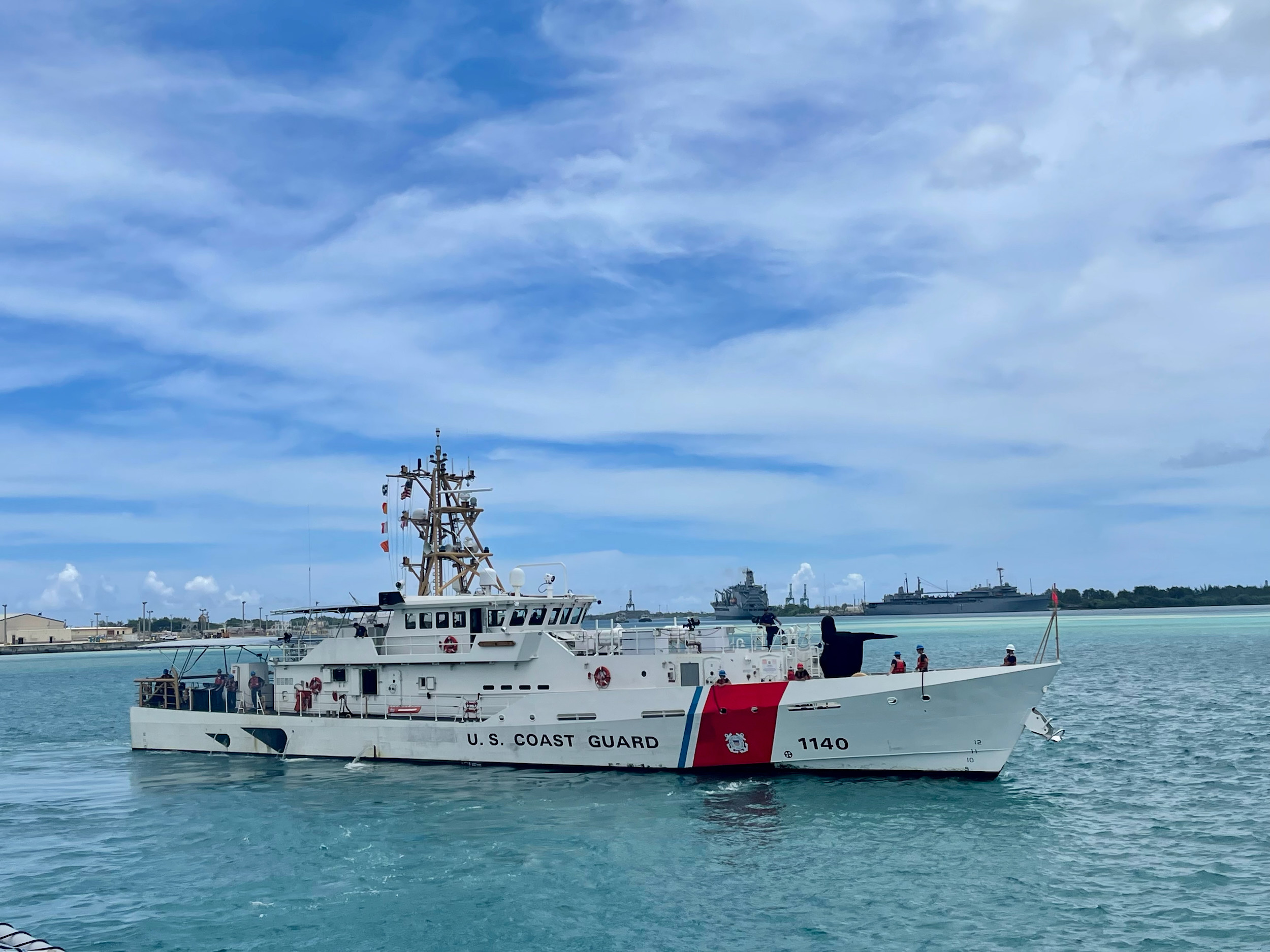 U.S. Coast Guard, partners prepare for arrival of Typhoon Mawar to Guam ...