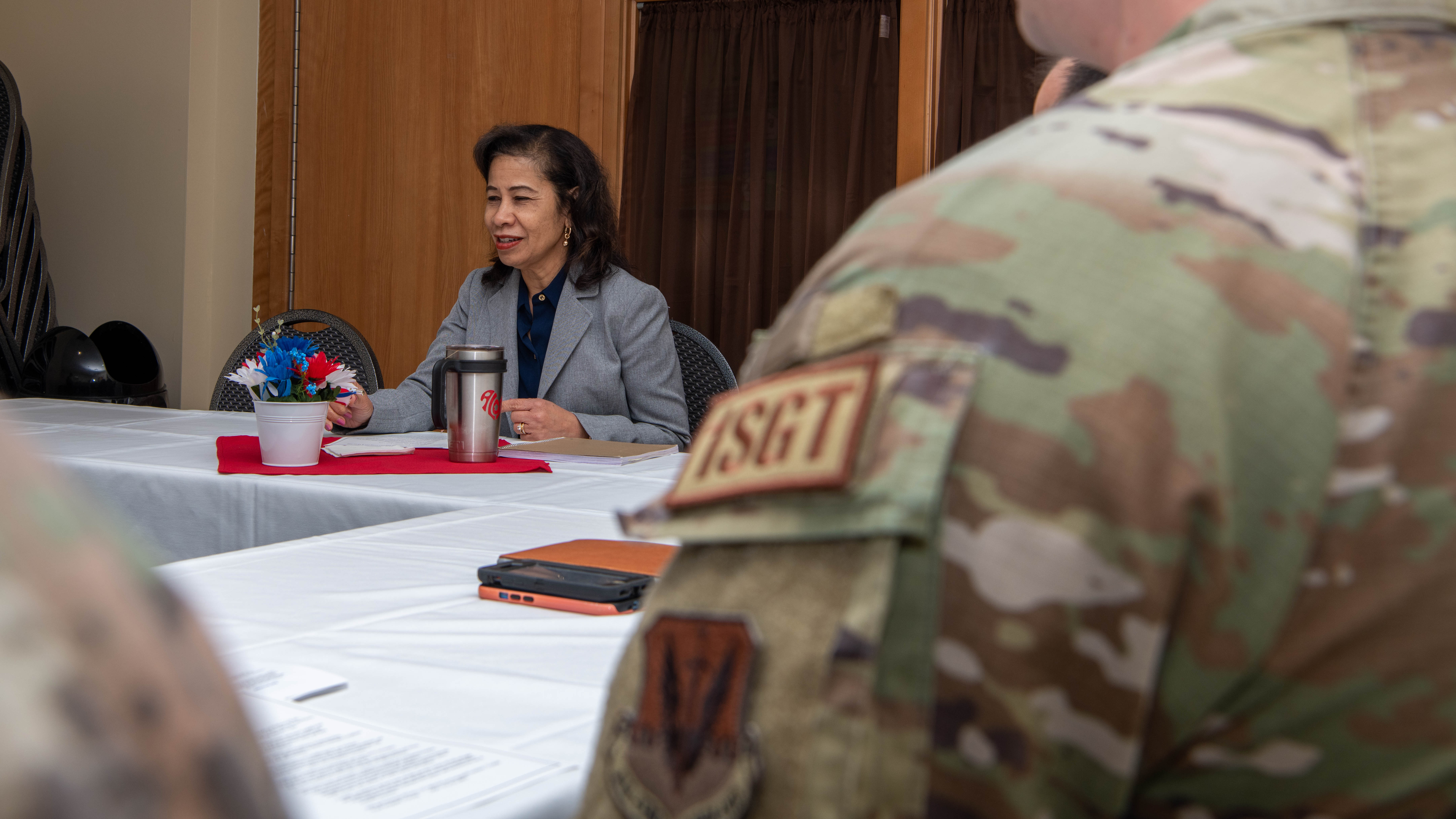 Mrs. Sharene Brown Visits Tyndall Air Force Base