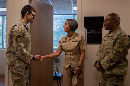 Defense Health Agency Members Visit 87th Medical Group at Joint Base ...
