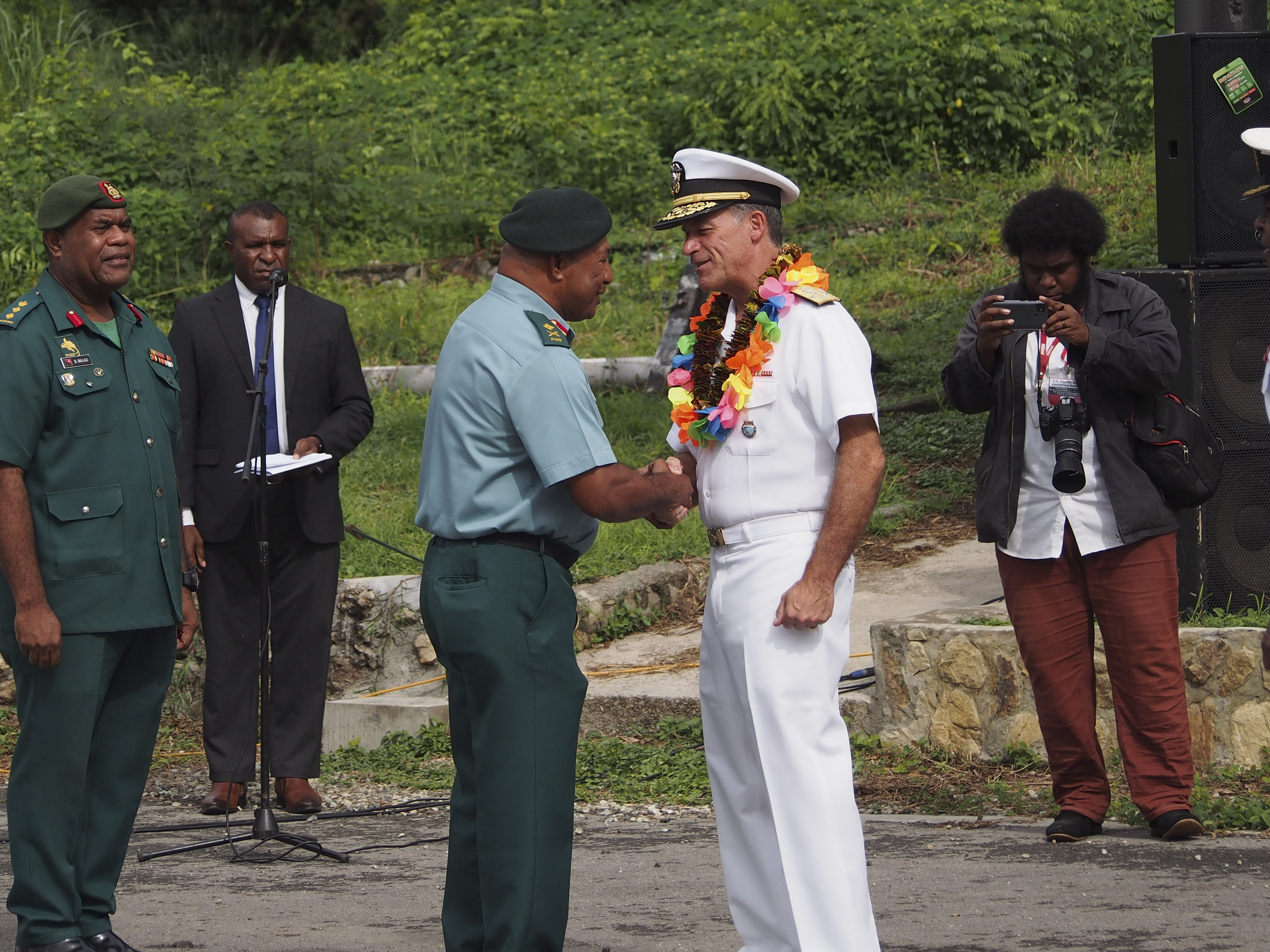 U.S. Indo-Pacific Command Delivers Body Armor And Helmets To The Papua ...