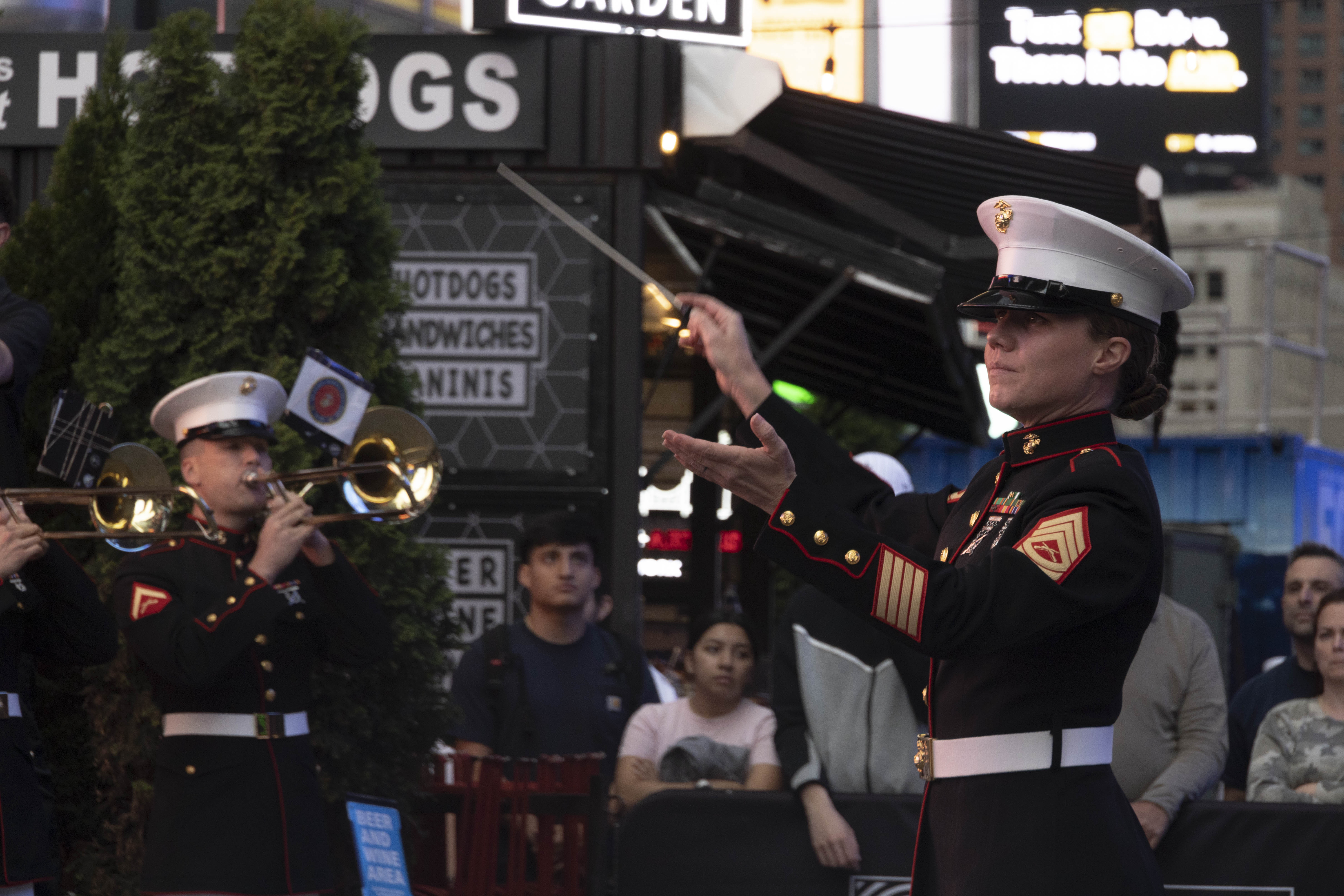 Quantico Marine Band Performs at Times Square