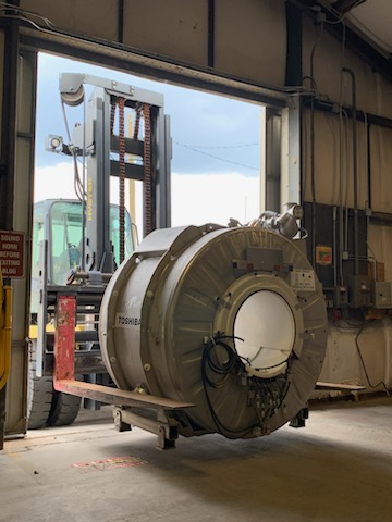 MRI machine turned in to Disposition Services Eglin