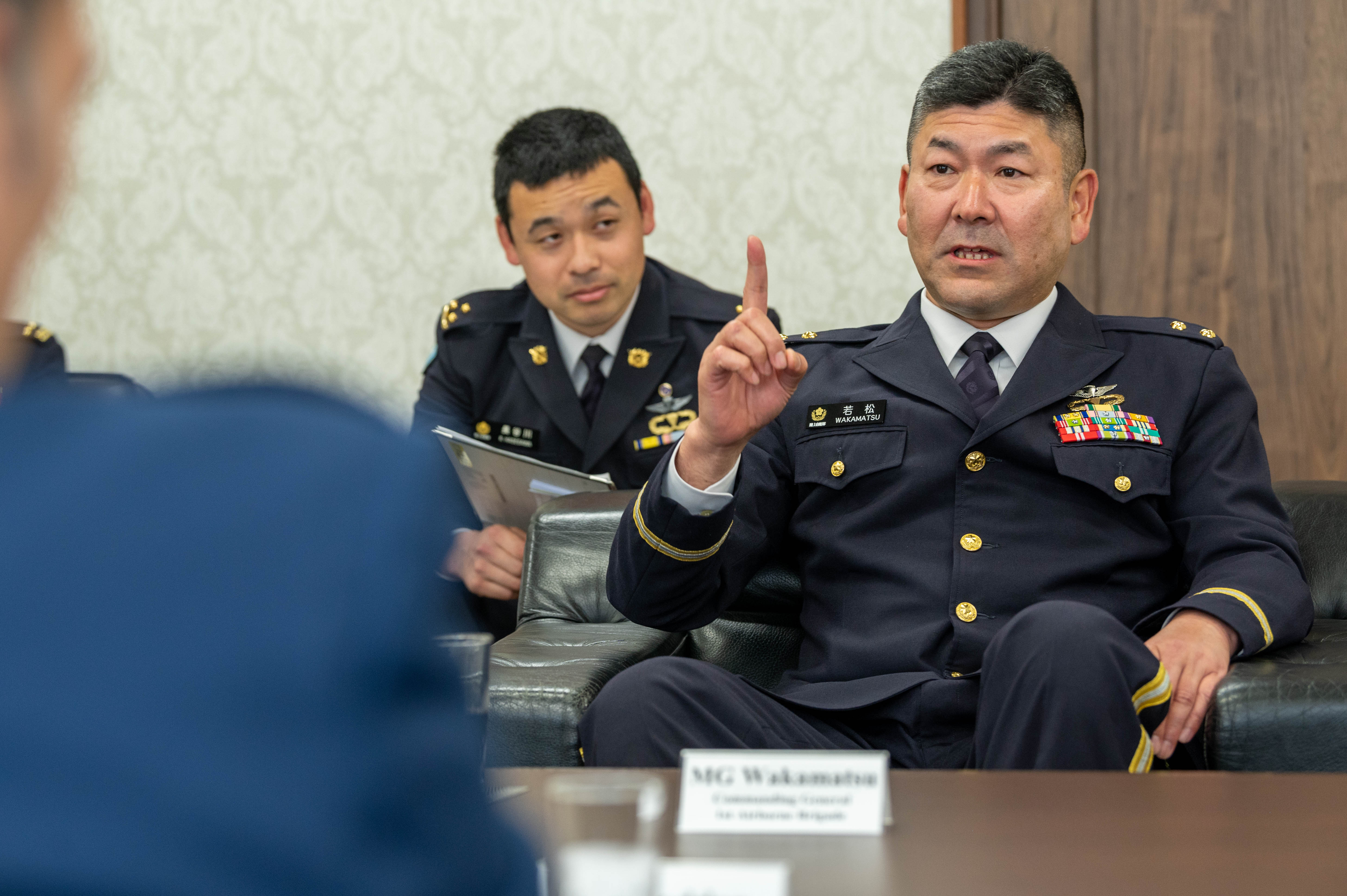 Yokota, JGSDF leaders exchange Co-Op awards > Pacific Air Forces ...