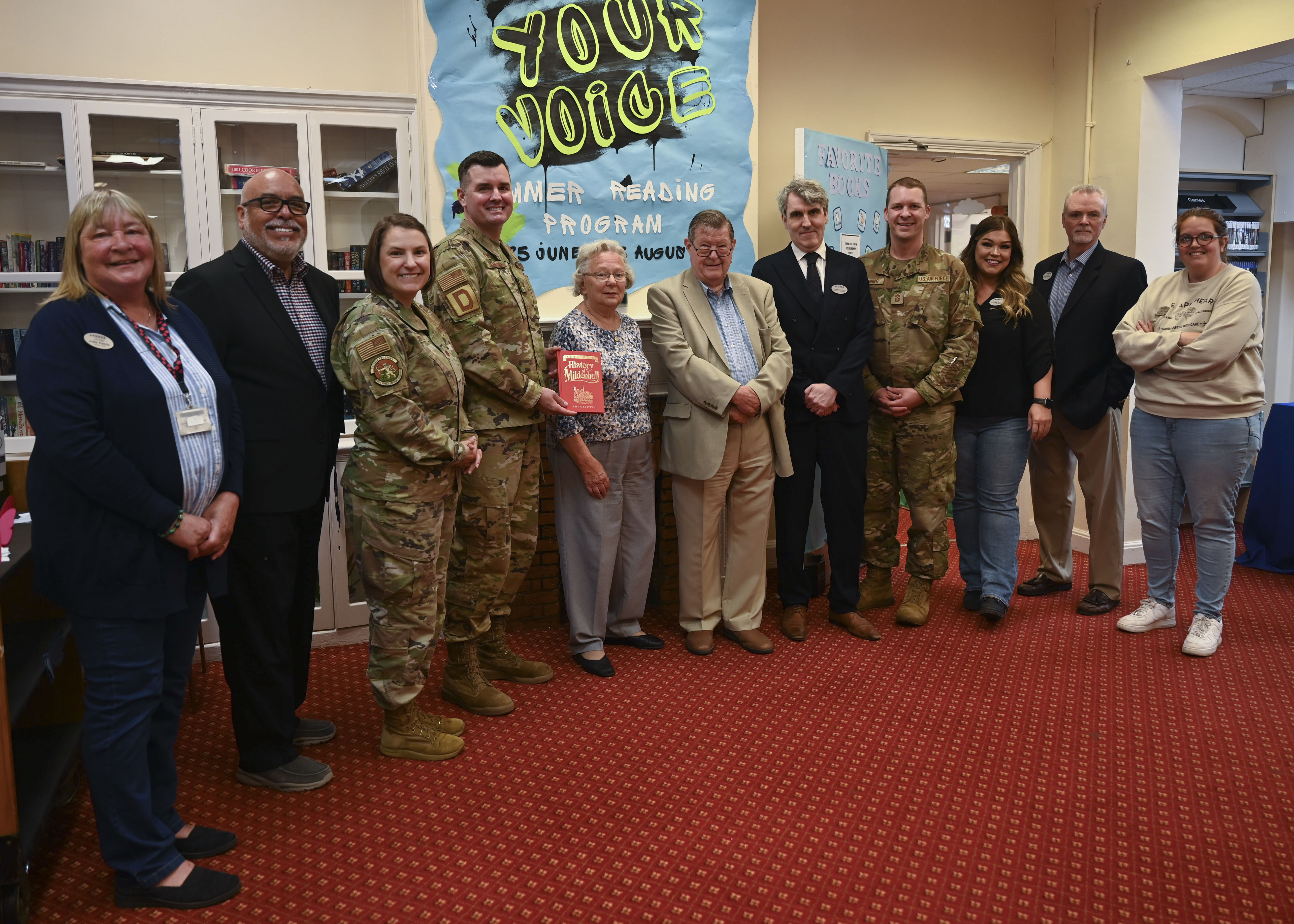 Mildenhall and District Museum dedicate local history book > Royal Air Force Mildenhall > RAF ...