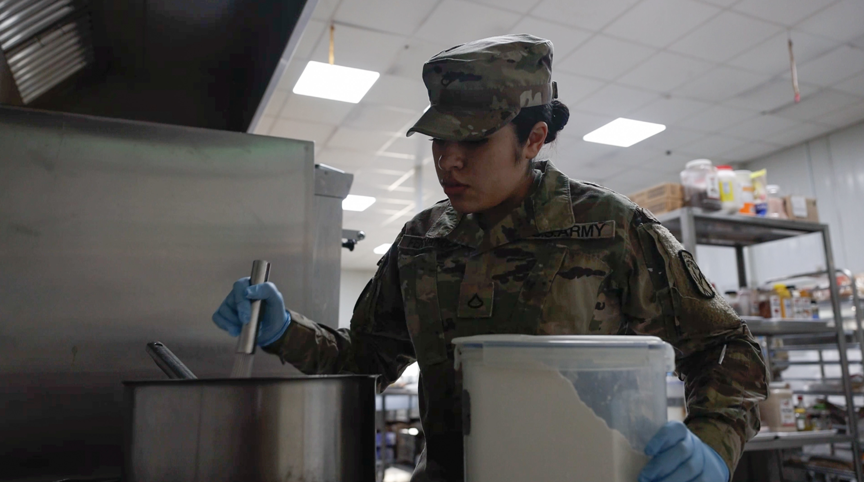 Twice the citizen: Army Reserve food service technician and Army ...