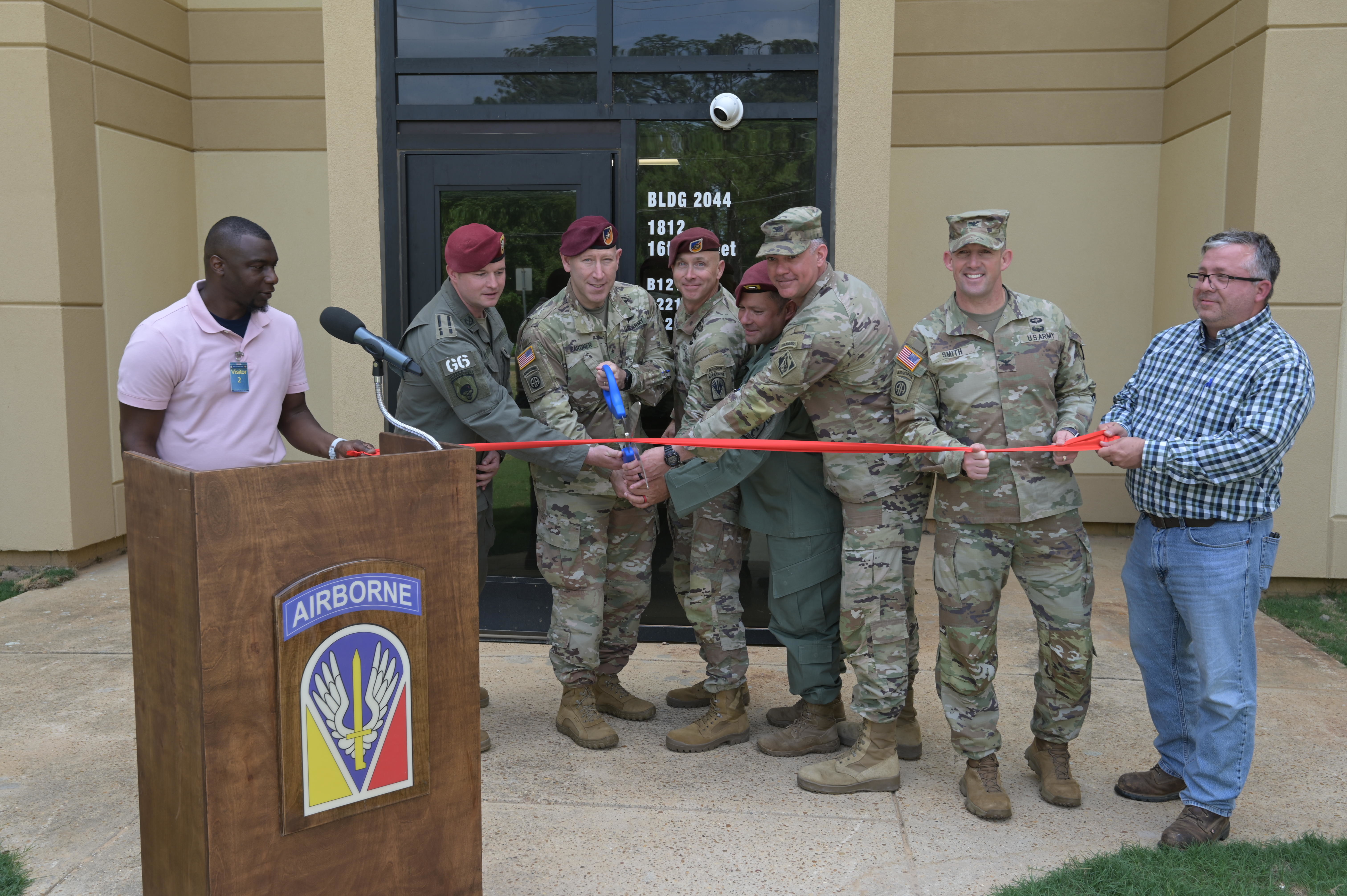 Ribbon Cutting for Volar Barracks at Fort Polk, La