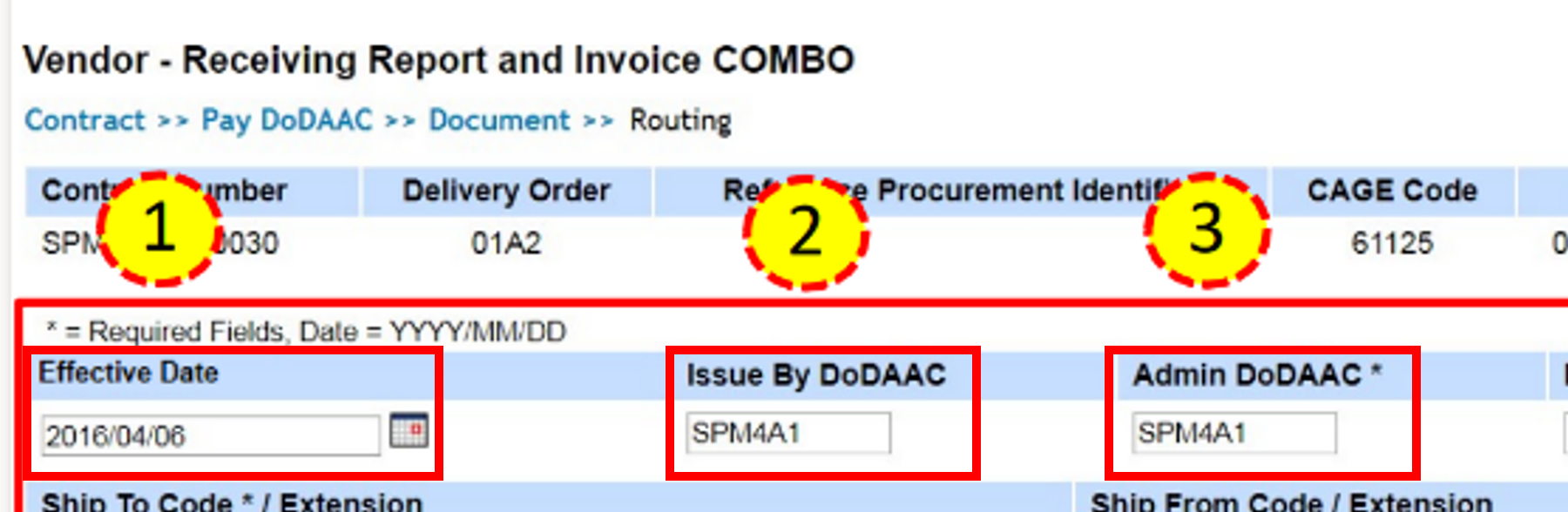 Combo Invoicing Process