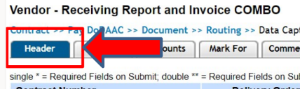 Combo Invoicing Process