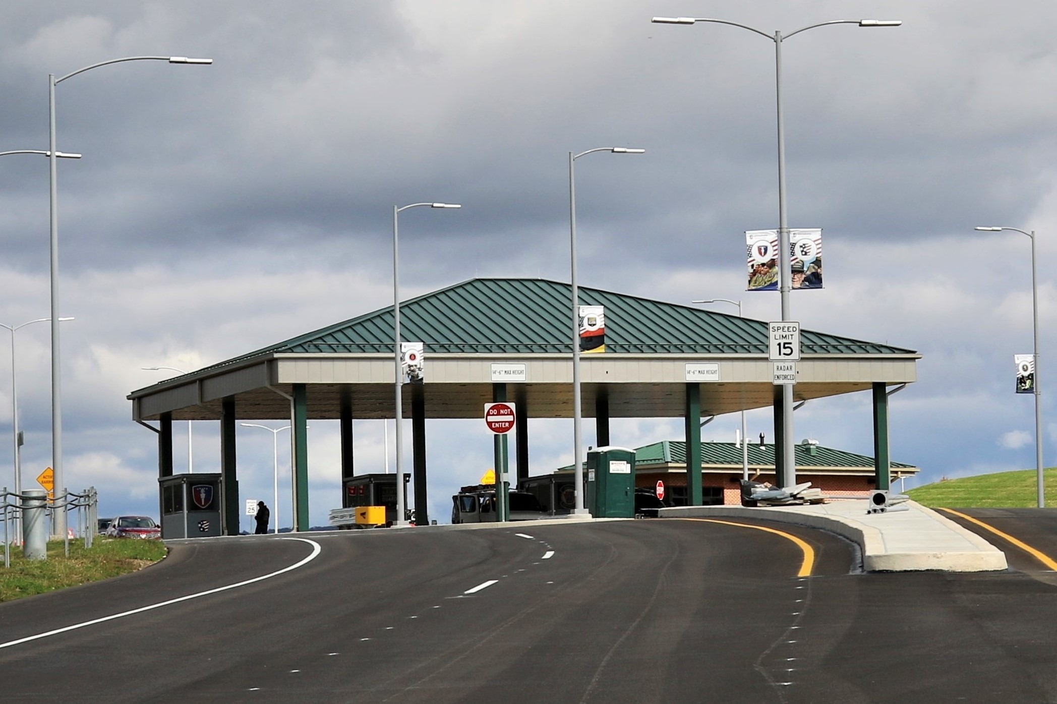 Access control point dedicated; Fort Indiantown Gap now a controlled ...