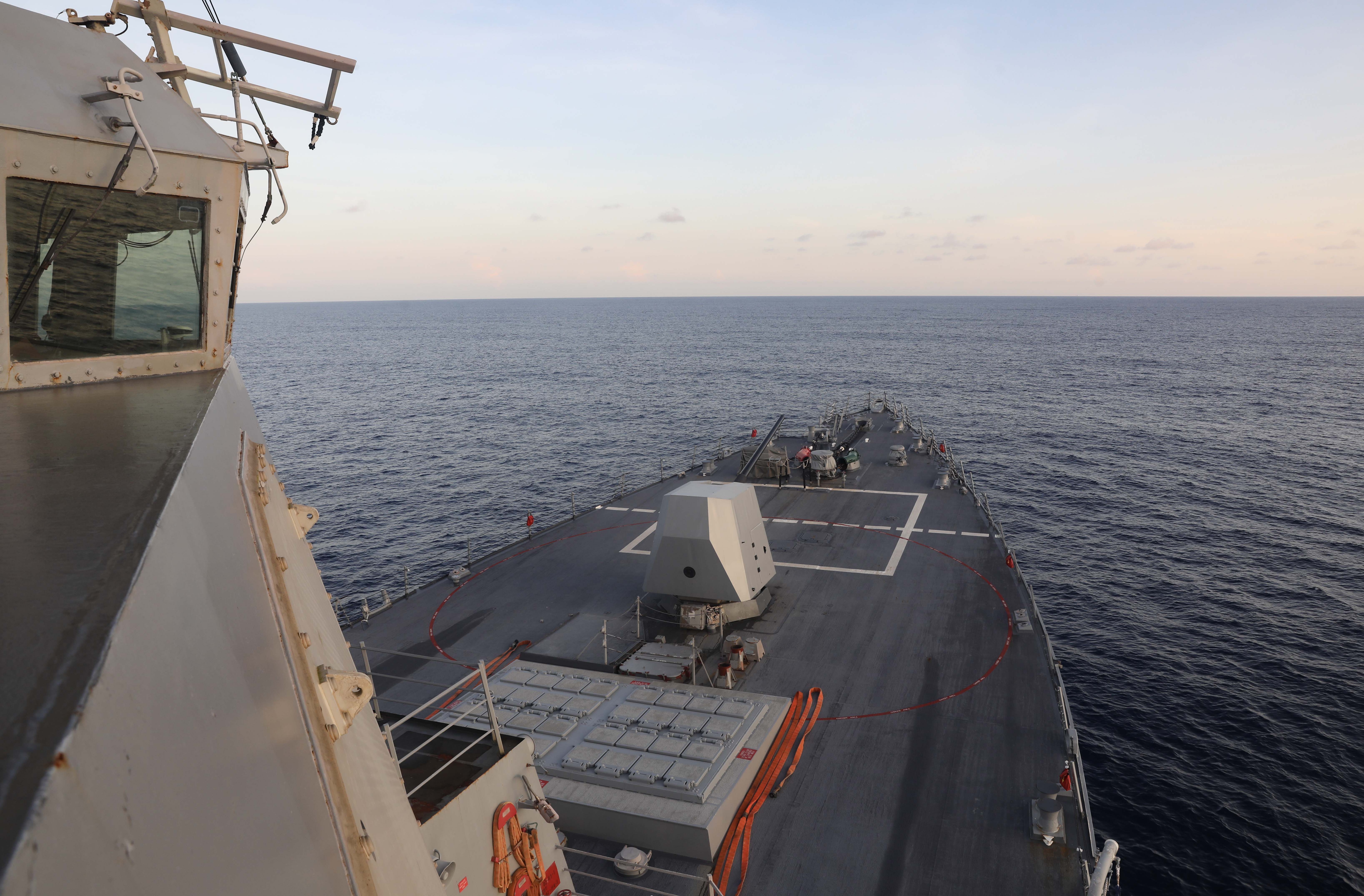 U.S. Navy Destroyer Conducts Freedom of Navigation Operation in the ...