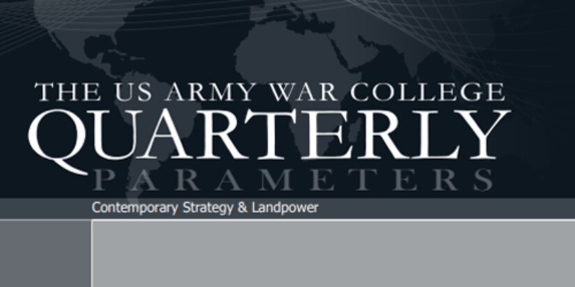 Parameters VOL. 46 NO. 4 WINTER 2016-17 > US Army War College ...