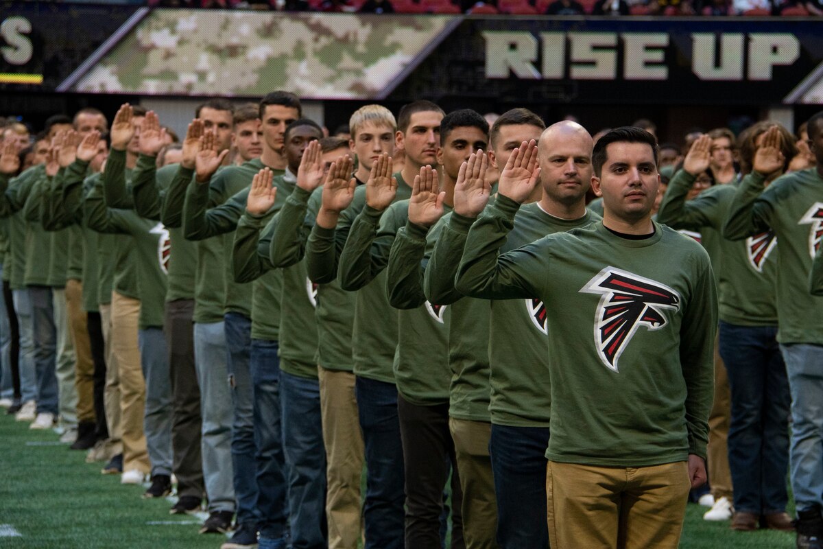 Atlanta Falcons Promote Salute to Service > Air Reserve Personnel ...