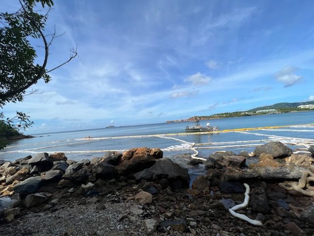 Coast Guard investigates as WAPA oil pollution response crews contain ...