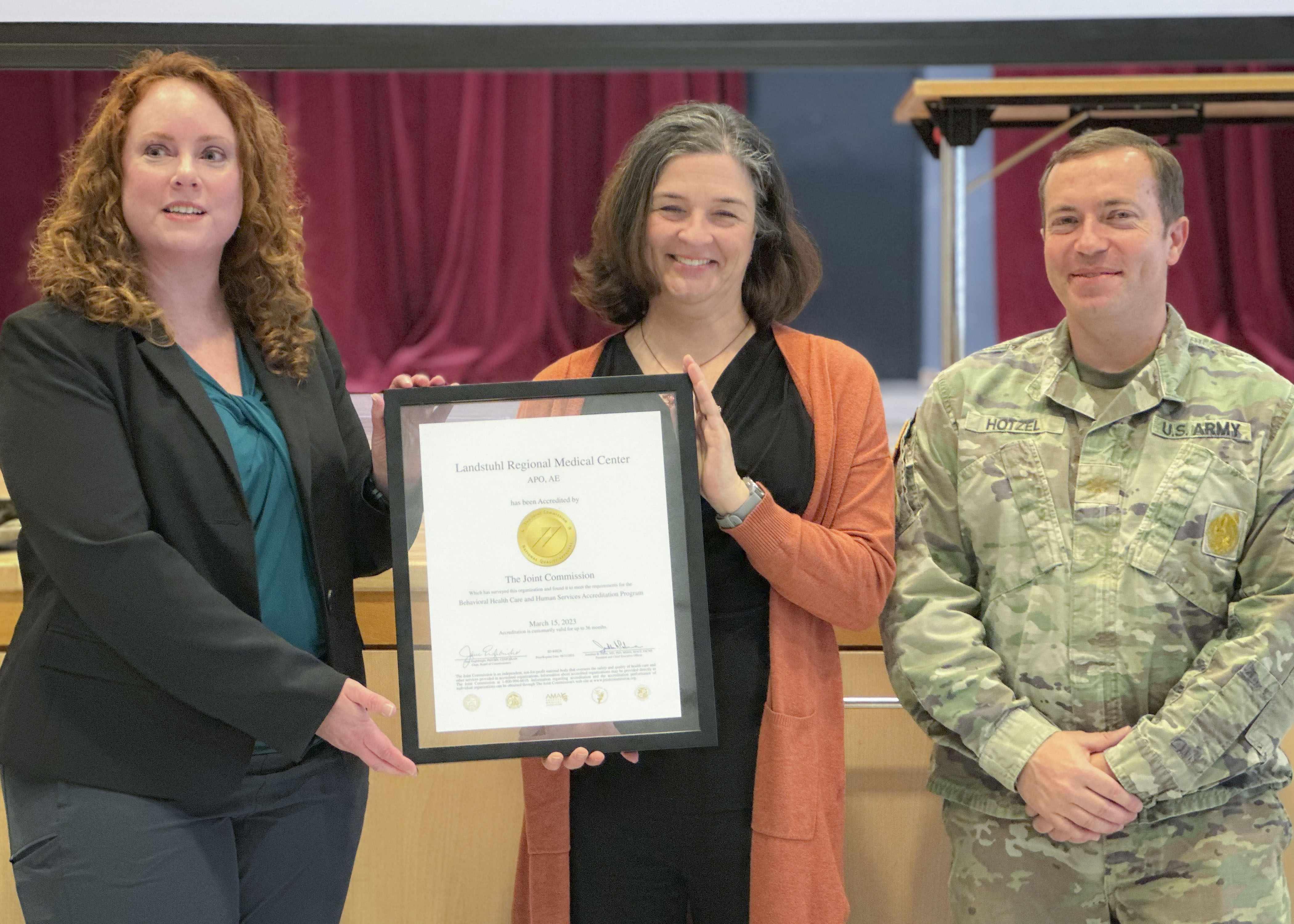 LRMC maintains TJC Gold Seal accreditation > Landstuhl Regional Medical ...