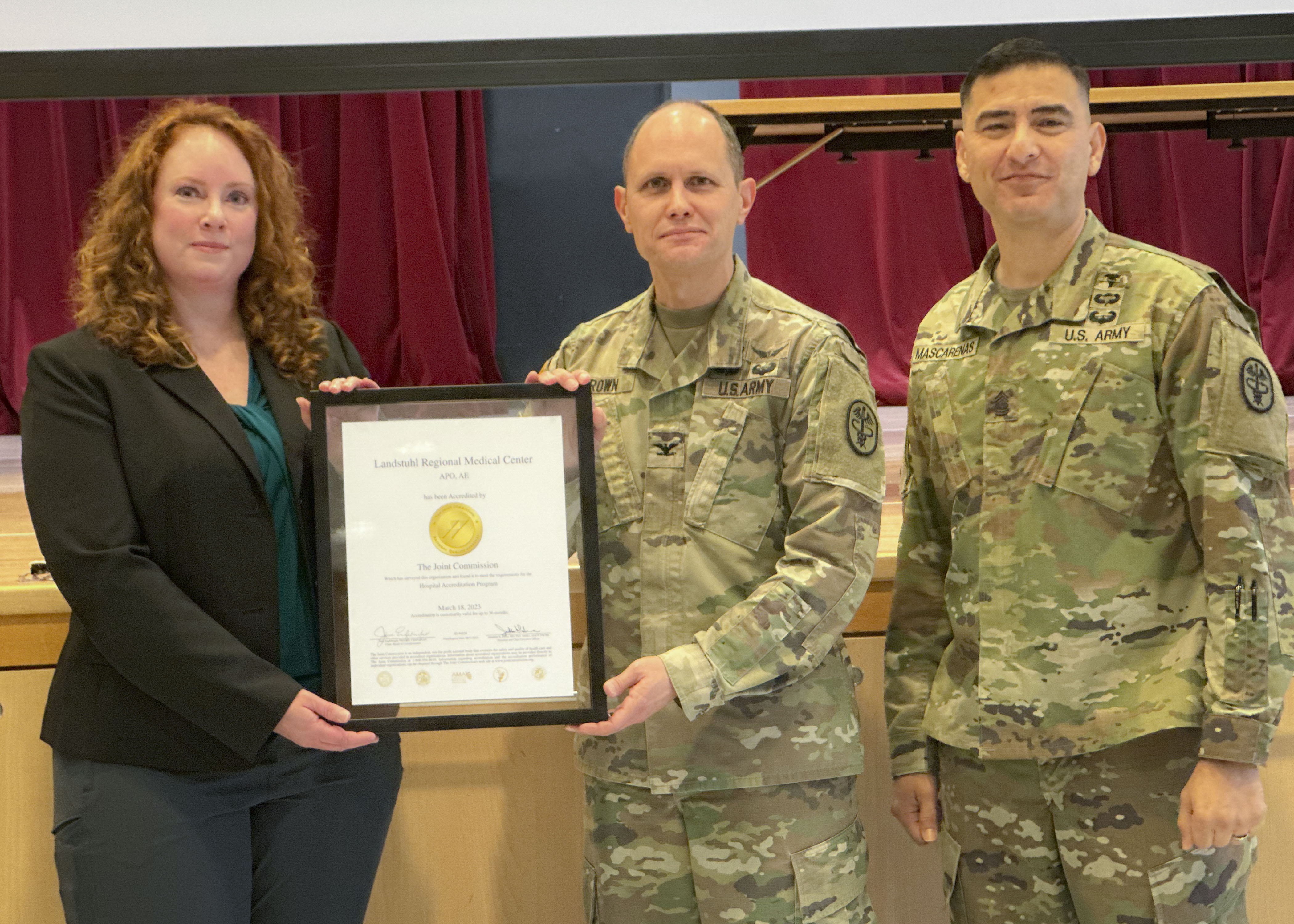 LRMC maintains TJC Gold Seal accreditation > Landstuhl Regional Medical ...