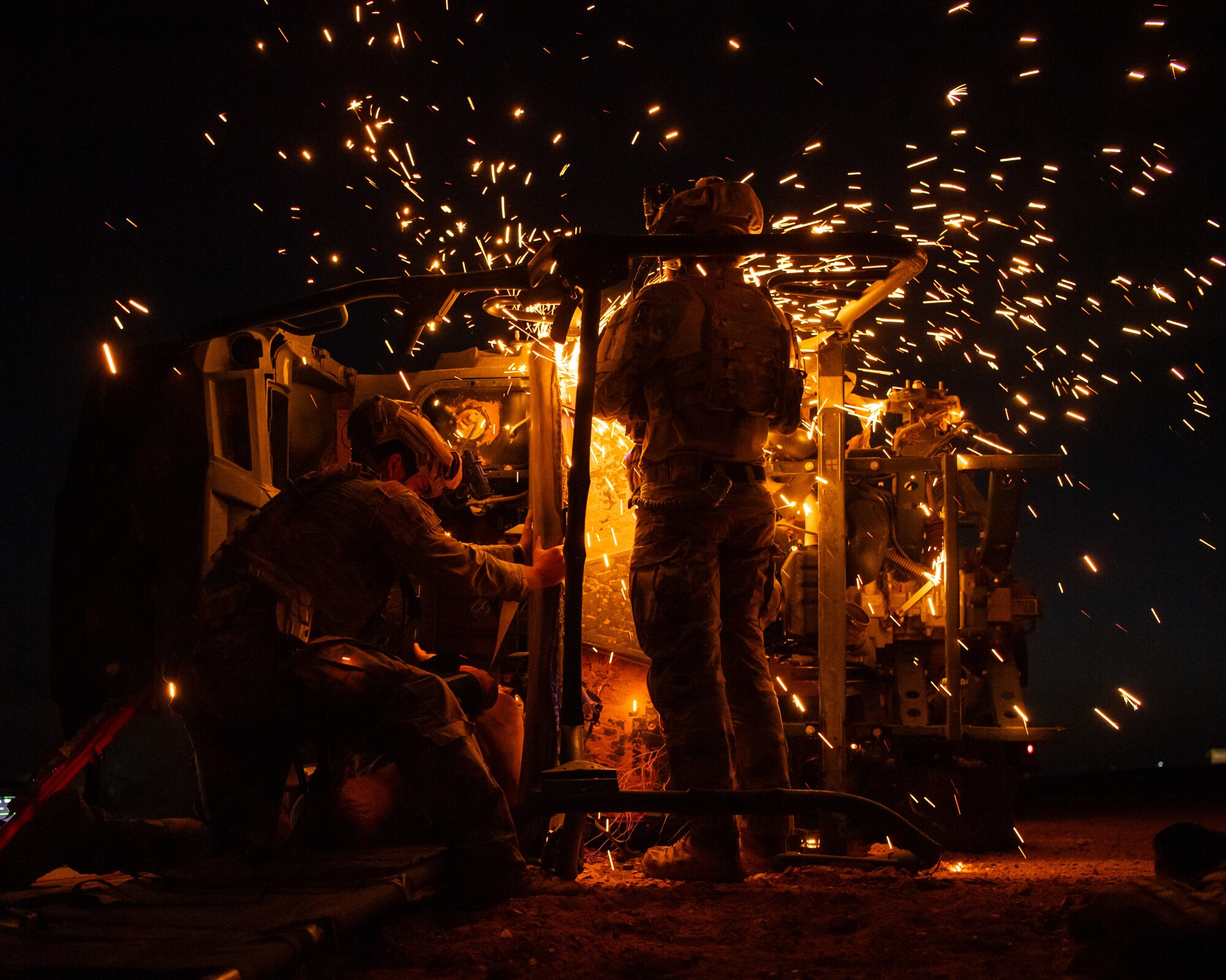 AB 201 exercises vehicle extrication with QRF and rescue specialists ...