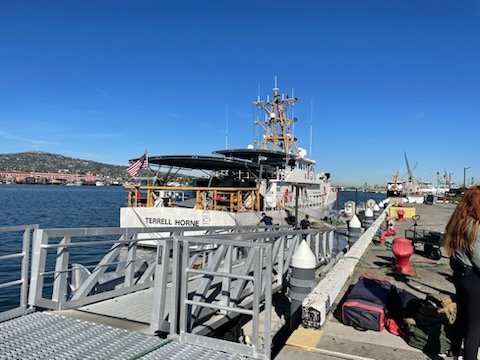 U.S. Coast Guard Cutter Terrell Horne returns to home port following a ...