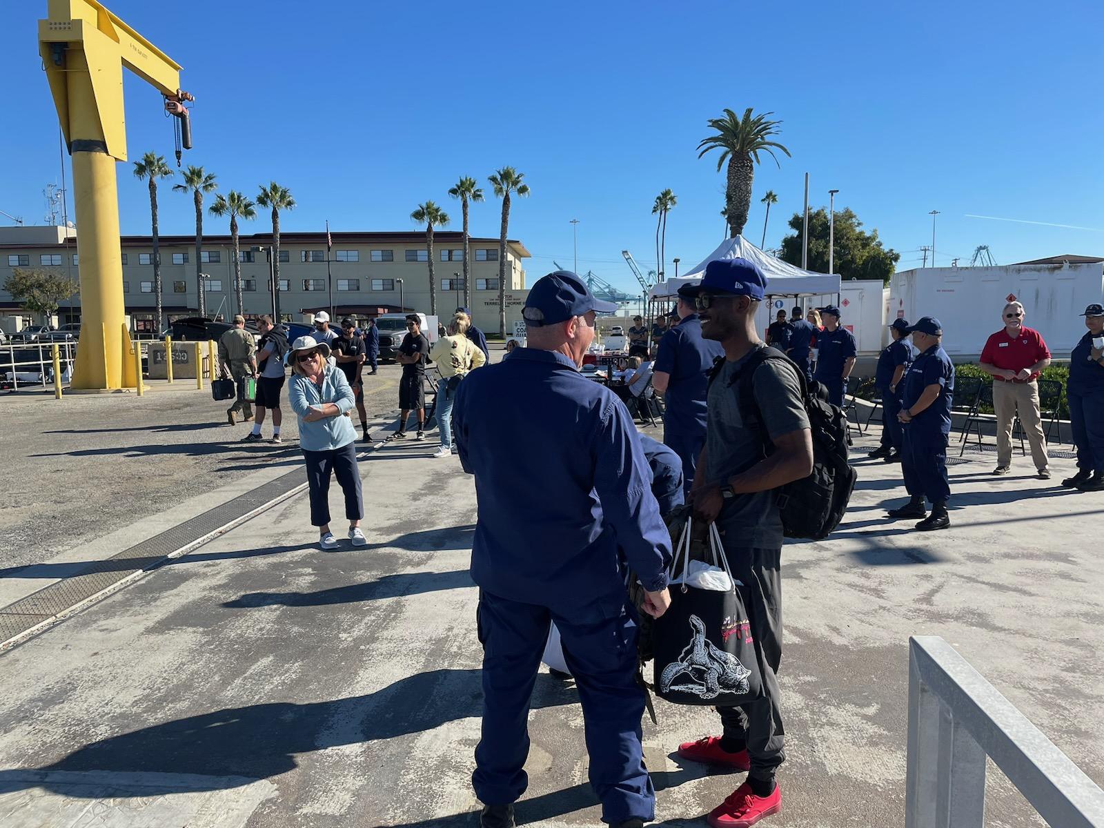 U.S. Coast Guard Cutter Terrell Horne returns to home port following a ...
