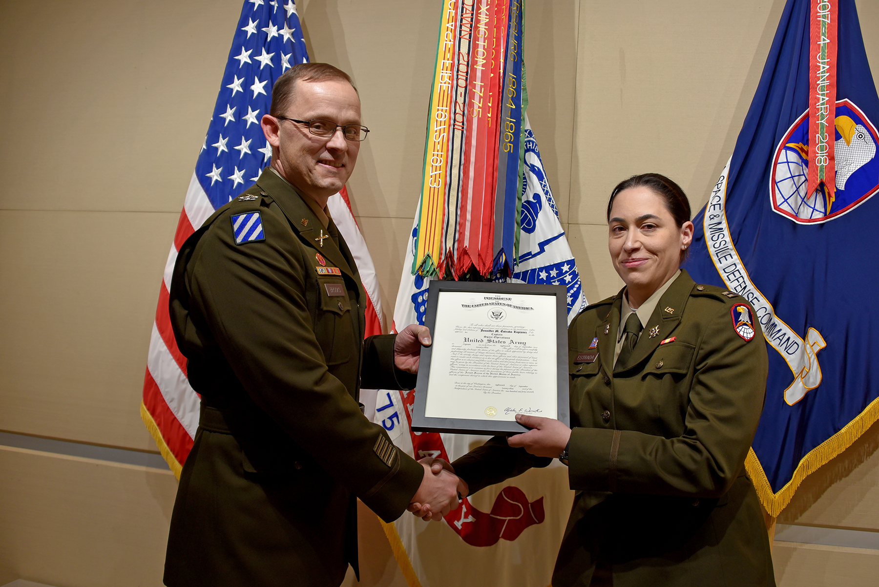U S Army Space And Missile Defense Command Welcomes First Direct Commissioned Officer To Army