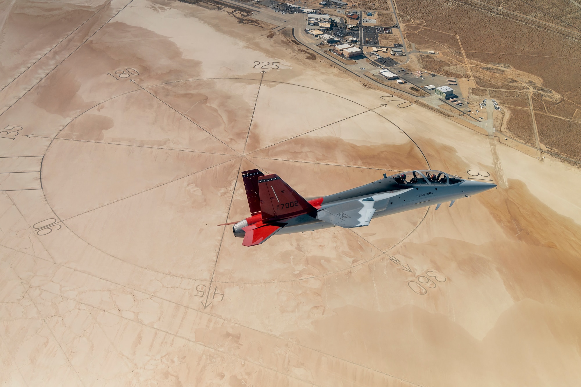 T-7A Red Hawk arrival at Edwards AFB reflects integrated team effort > Air Force > Article Display