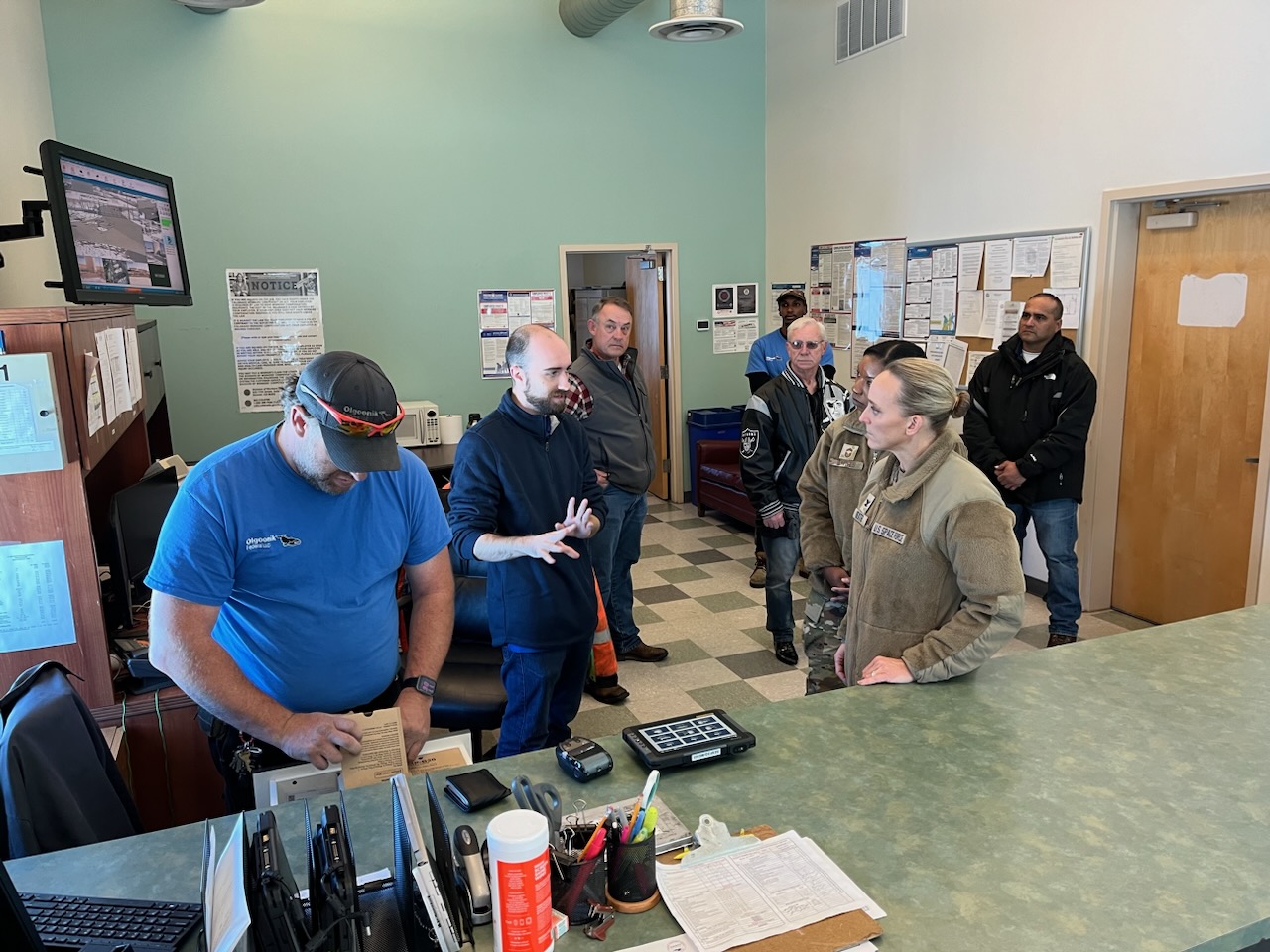 SBD 2 leaderships visits 460th LRS > Buckley Space Force Base > Display