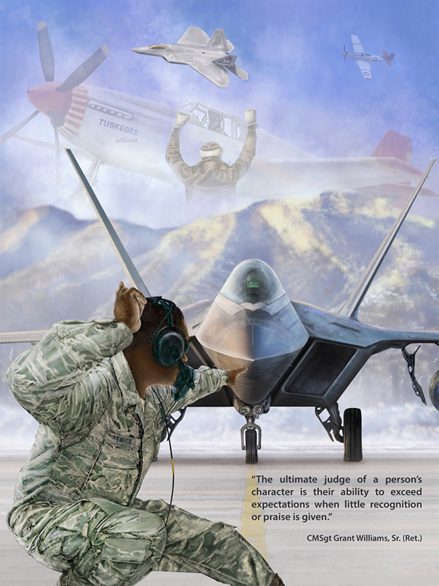 Tuskegee Redtails > Air Force Reserve Command > Combat Art Article Display
