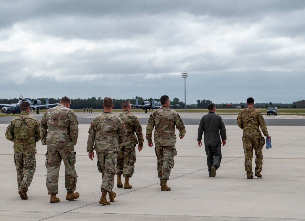 23rd Wing leadership visits contingency location during exercise Mosaic ...