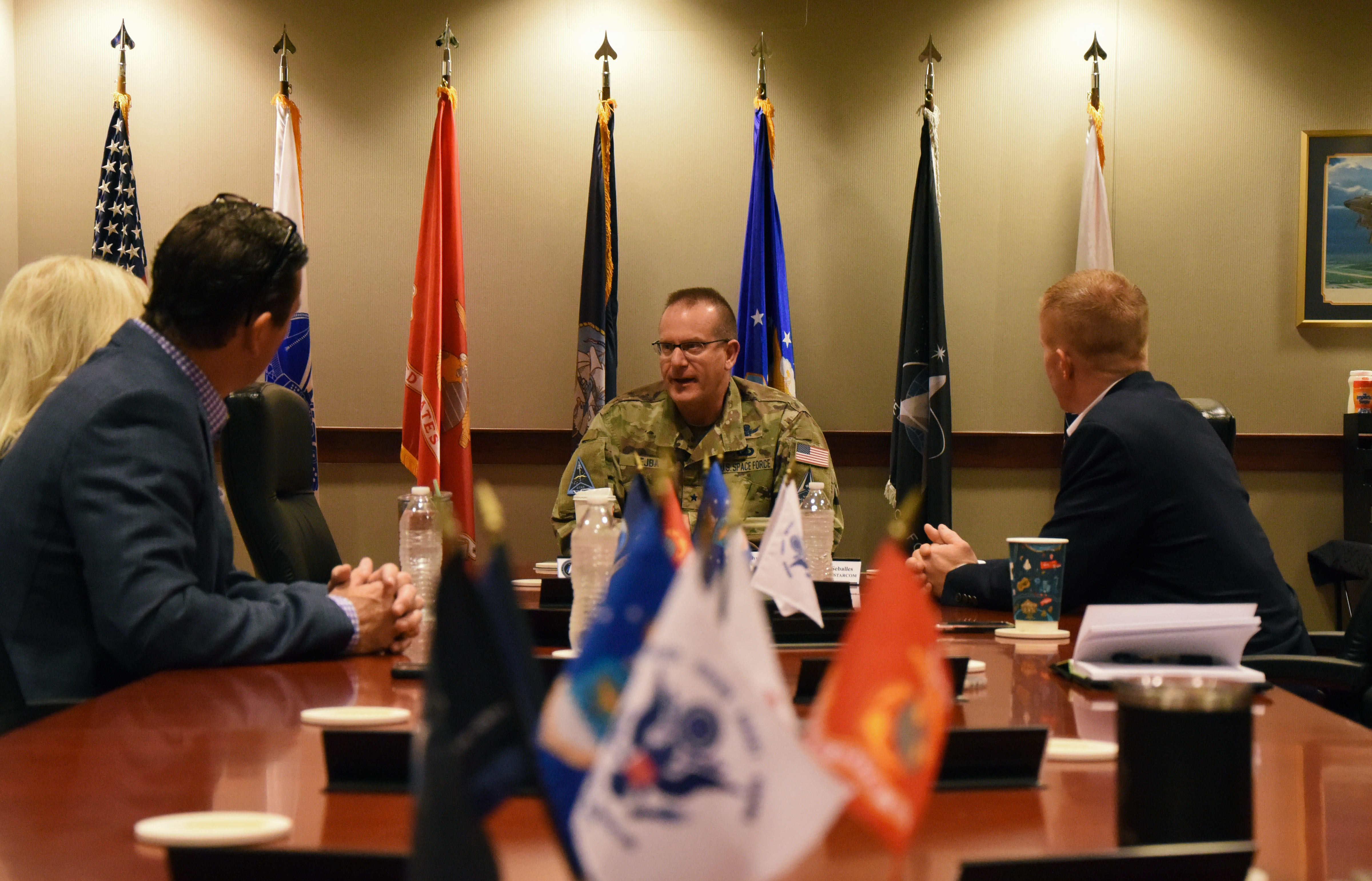 Leaders from STARCOM visit Goodfellow > Space Training and Readiness ...