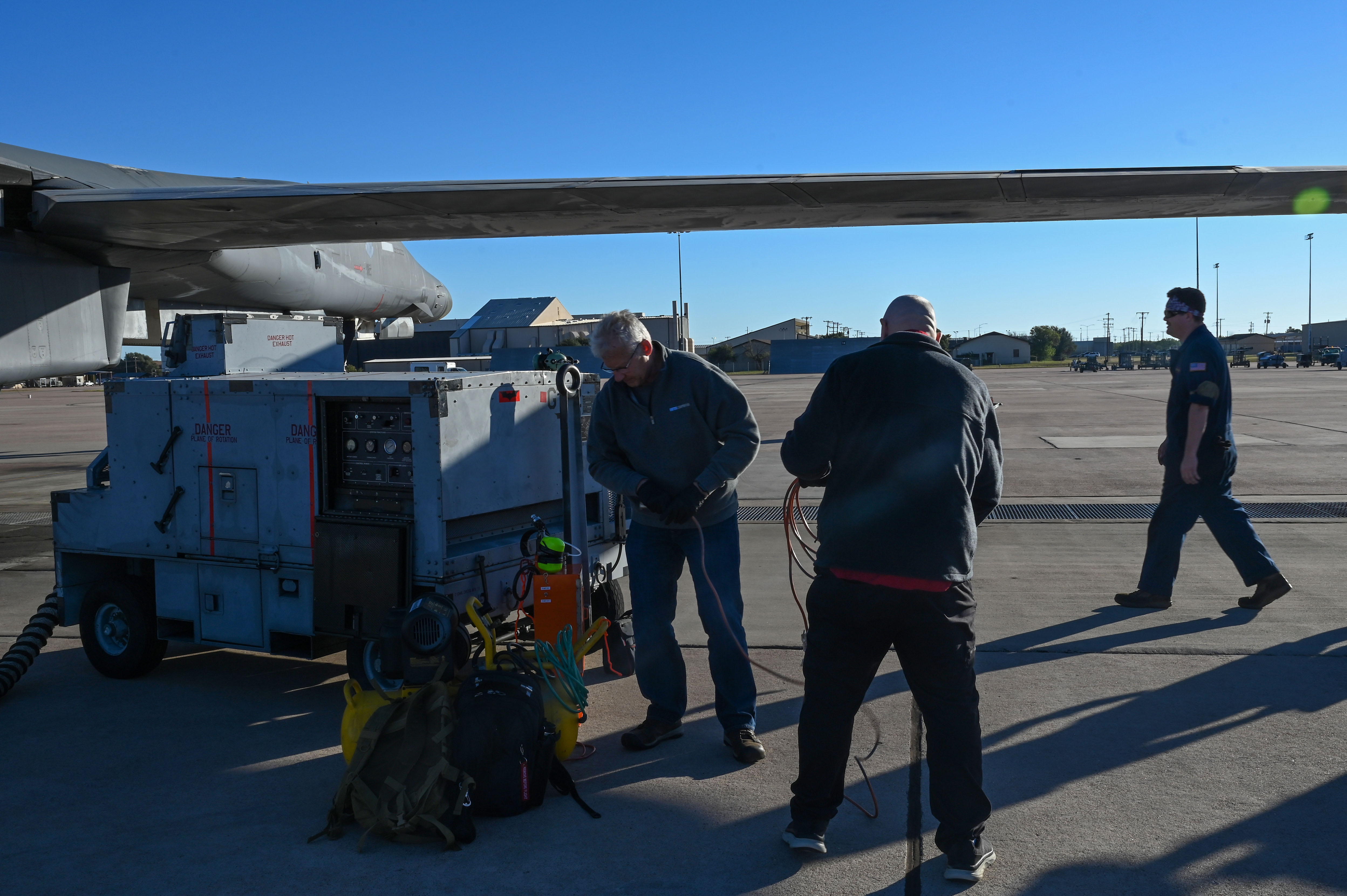Next Generation Aircrew Protection team conducts B-1 vapor purge ...