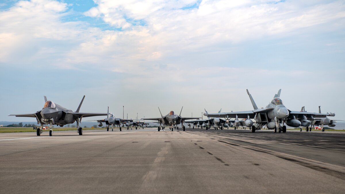 United in Strength: aircraft line the runway at Kadena Air Base > Kadena Air Base > News