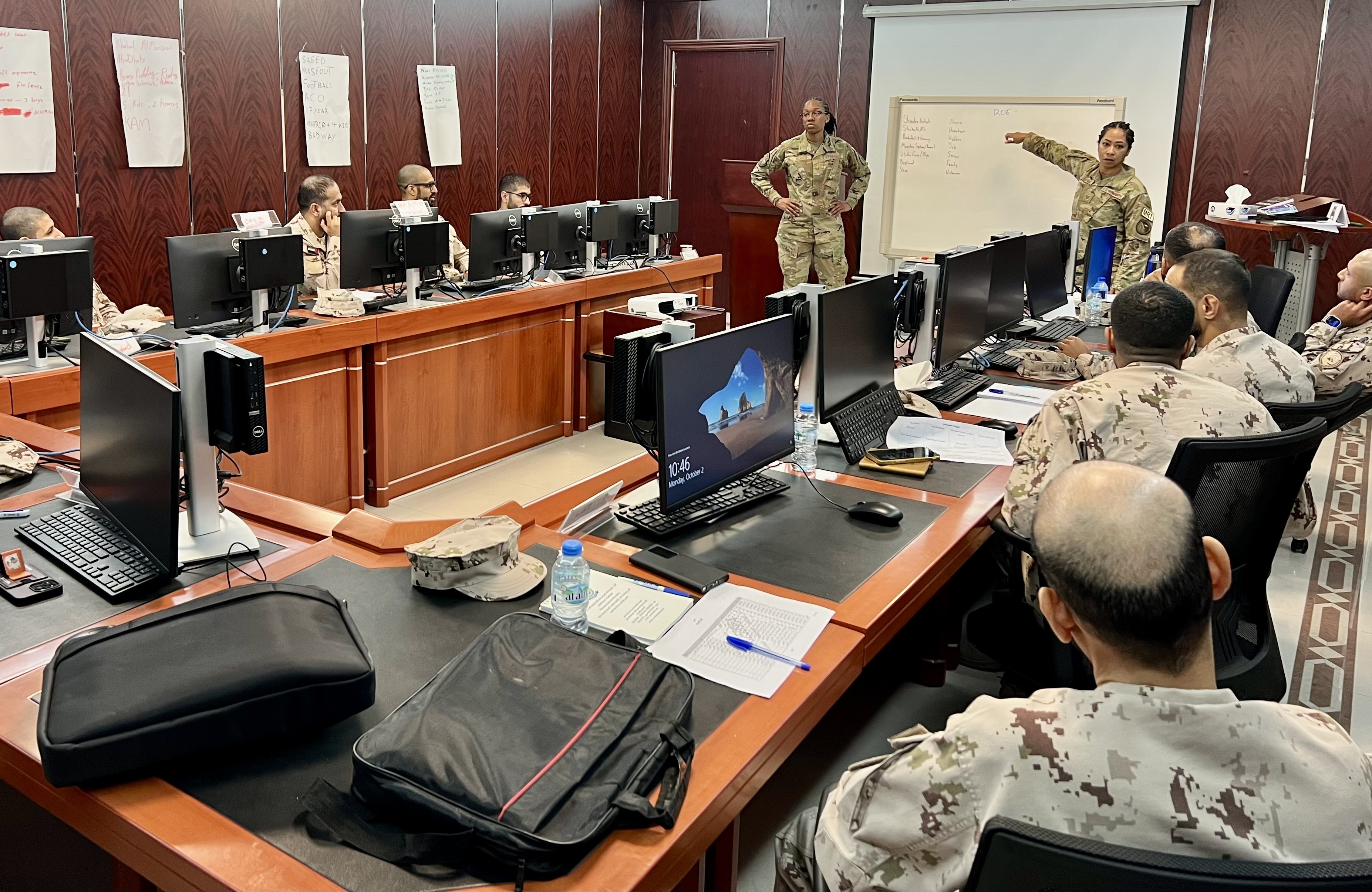 Military training team travels to UAE for PME > 505th Command and ...