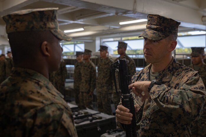 Golf Company Battalion Commander's Inspection