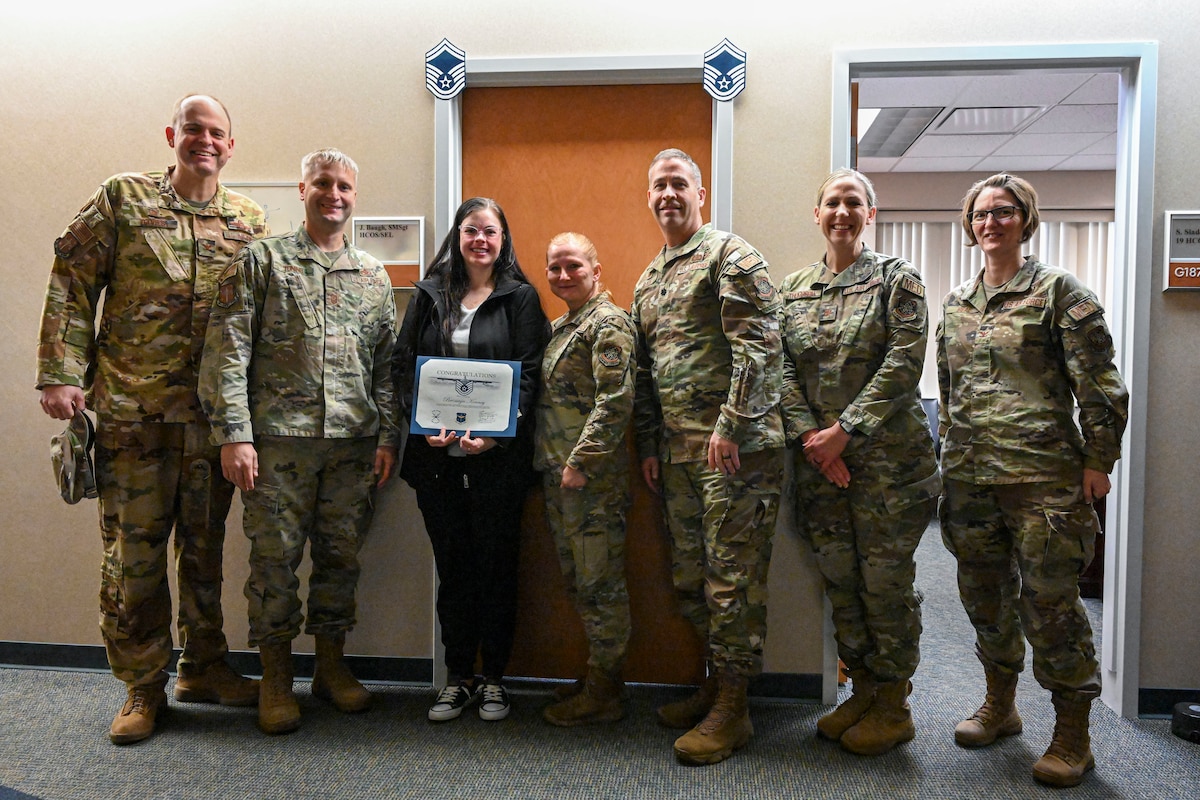 19 AW Airmen receive STEP promotions > Little Rock Air Force Base ...