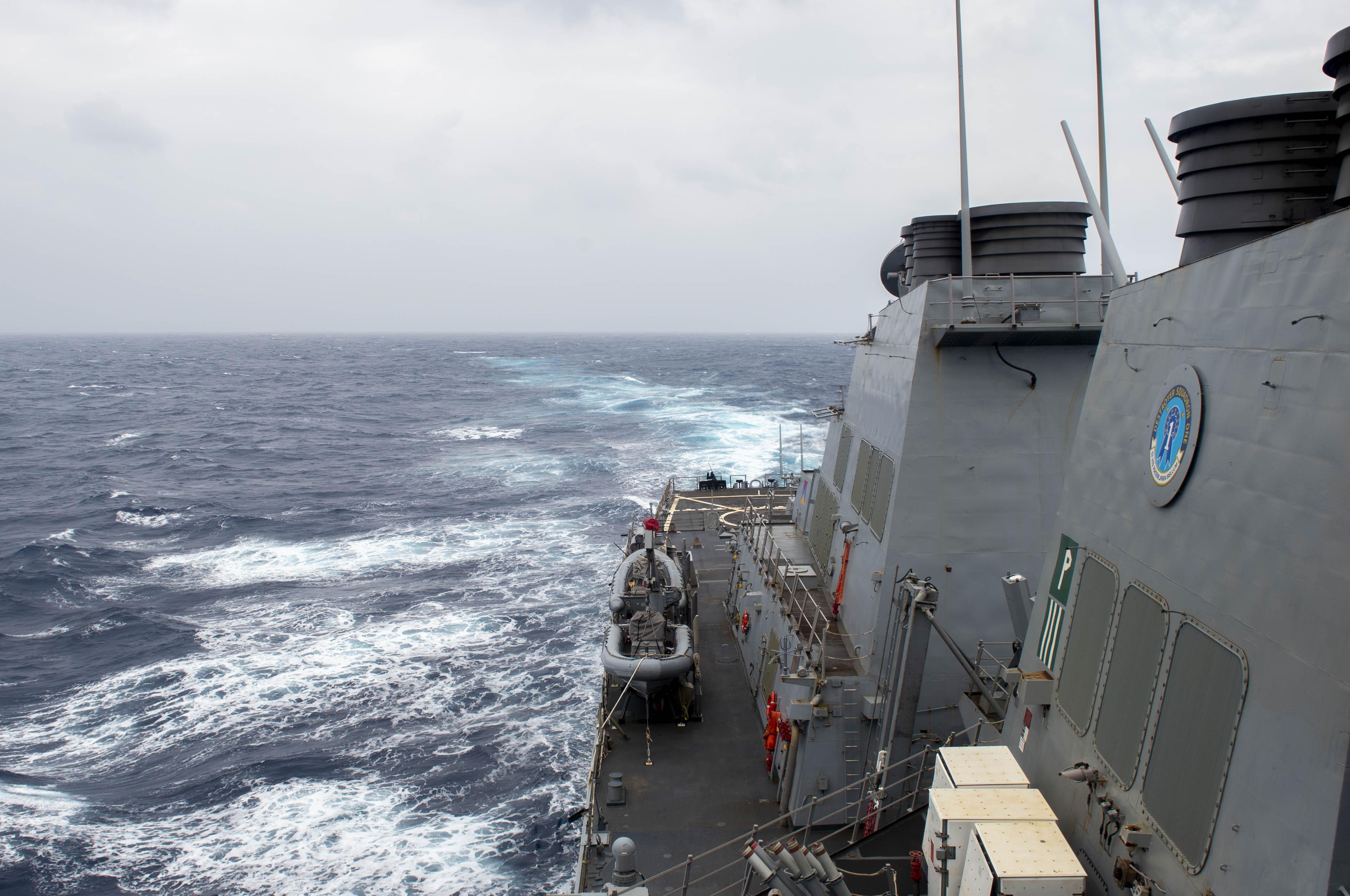 U.S. Navy Destroyer Conducts Freedom of Navigation Operation in the ...
