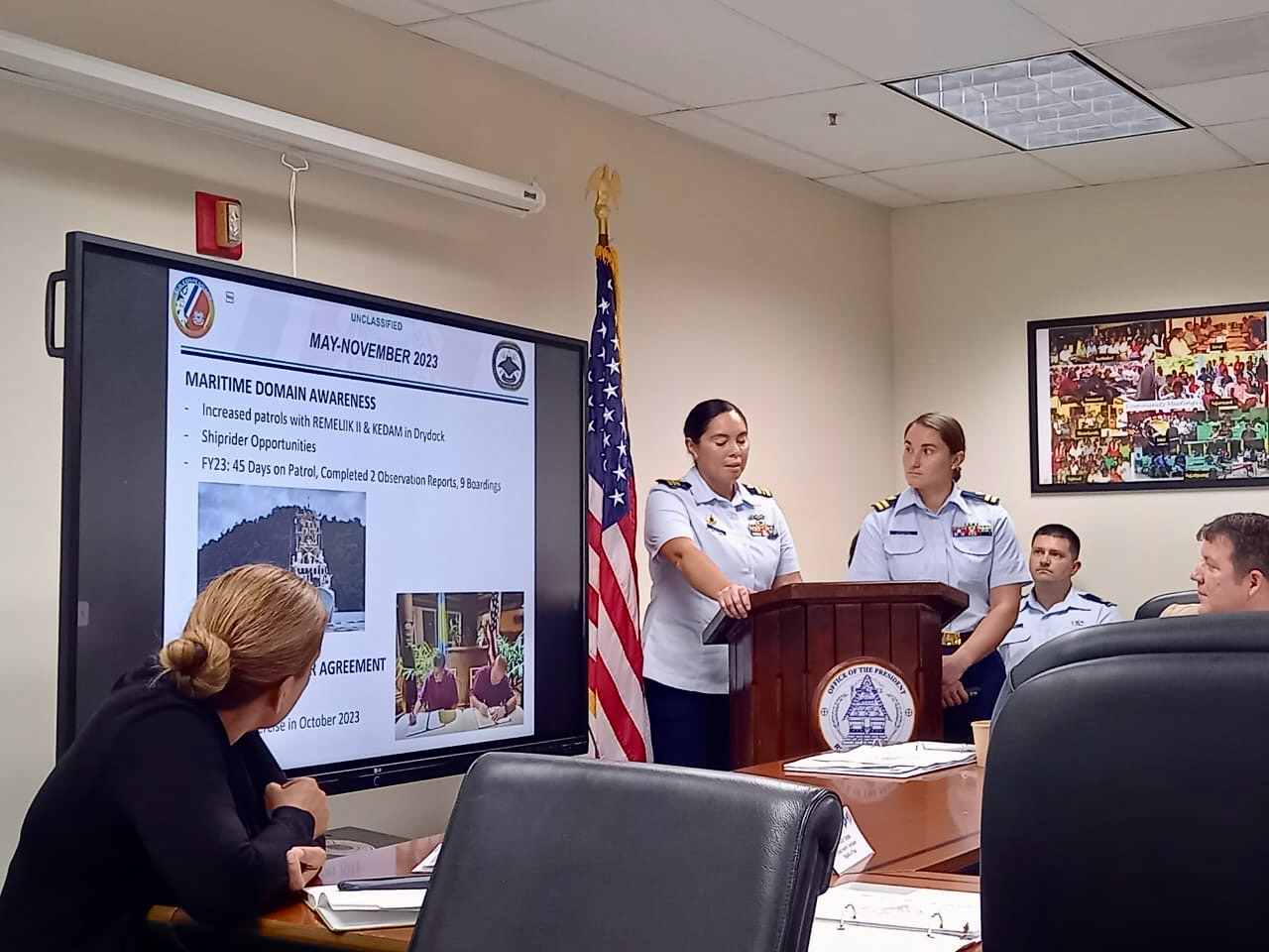 U.S. Coast Guard enhances partnership and security commitments with the Republic of Palau during ...