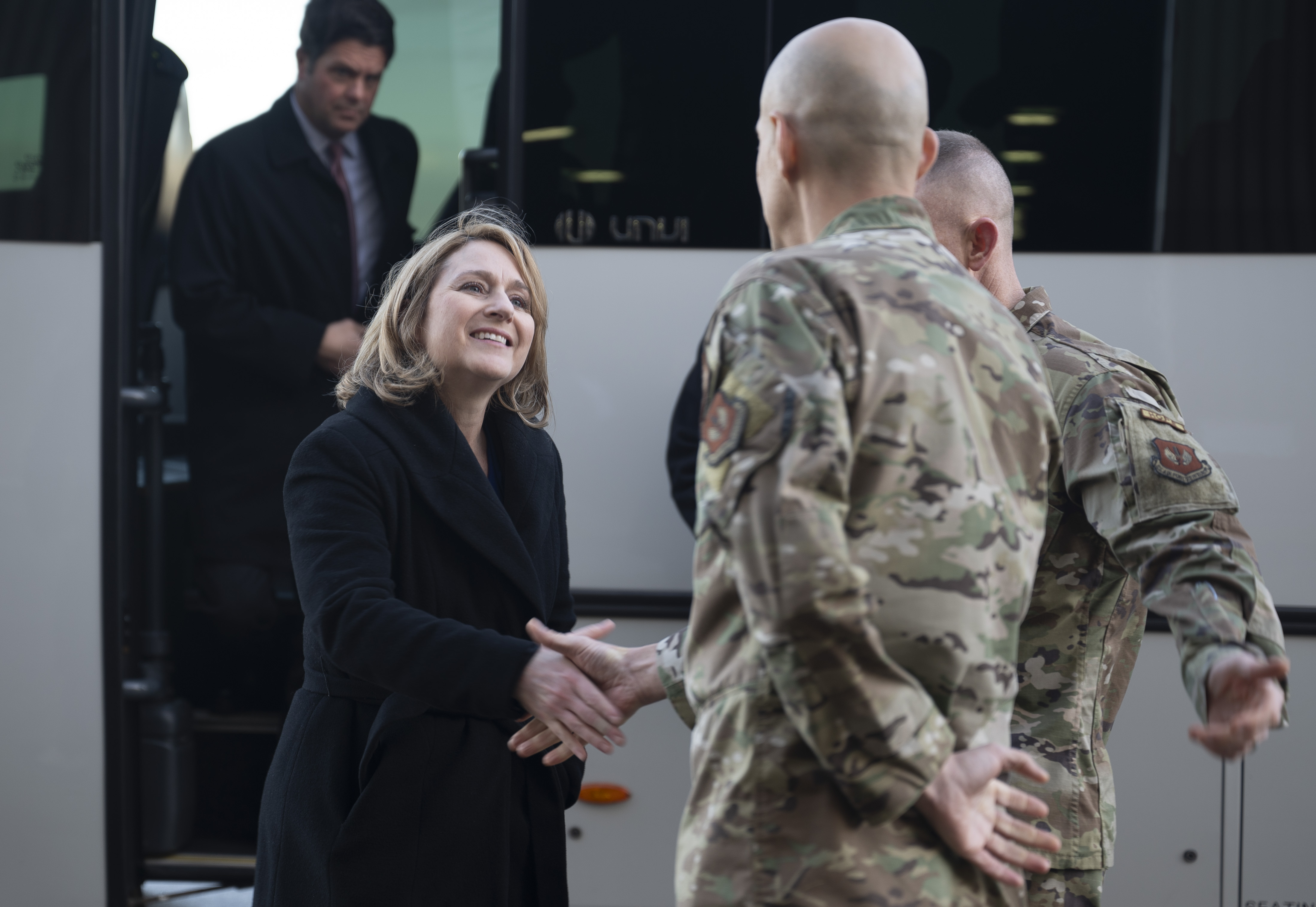 Deputy Secretary of Defense Kathleen Hicks visits RAF Lakenheath ...