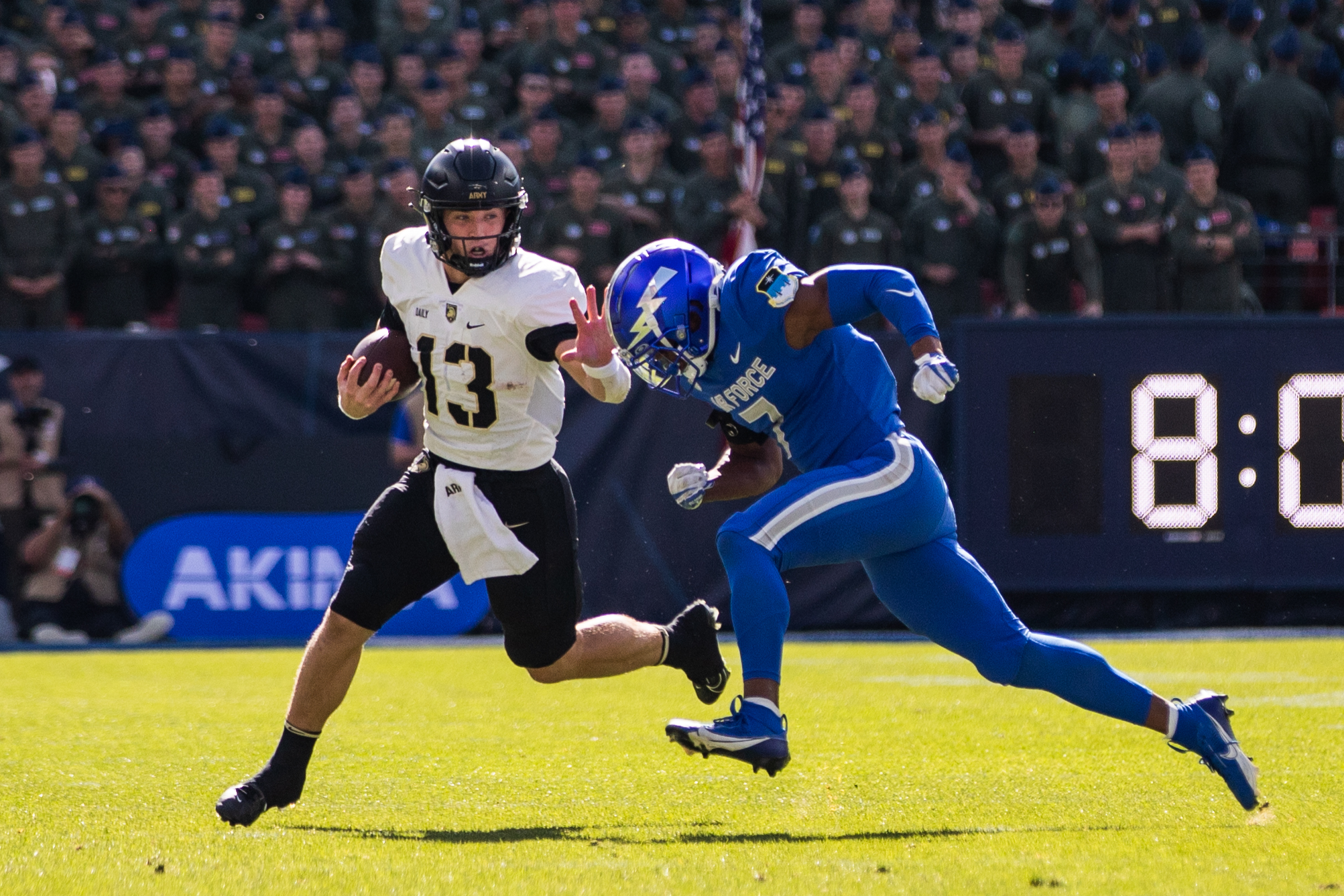 United States Military Academy at West Point quarterback Bryson Daily ...