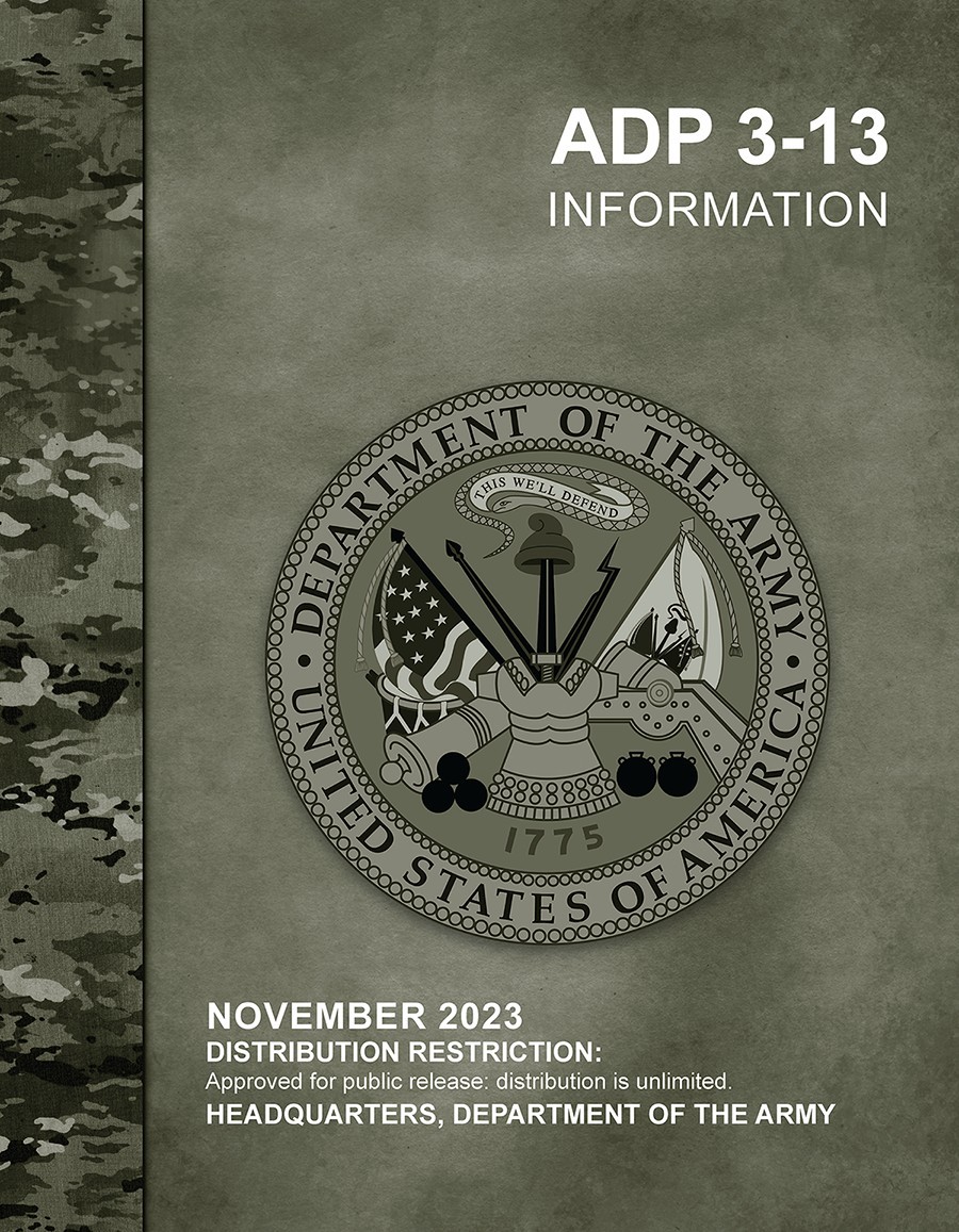 Army publishes first doctrinal manual dedicated to information > Joint ...
