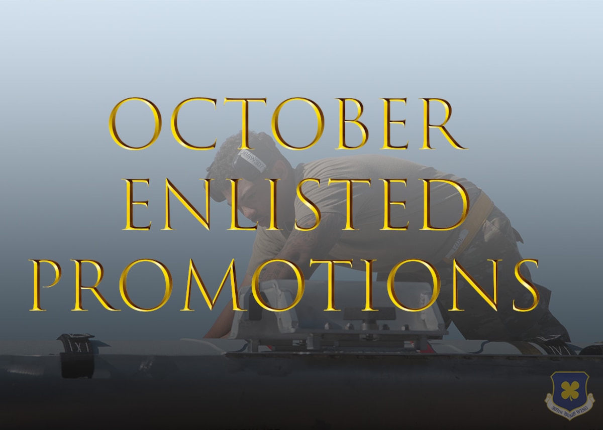 October Enlisted Promotions > 307th Bomb Wing > Article Display