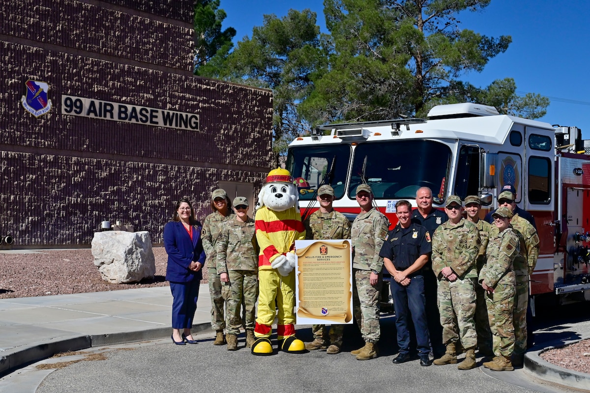 2023 Fire Prevention Week Proclamation Signing > Nellis Air Force Base ...