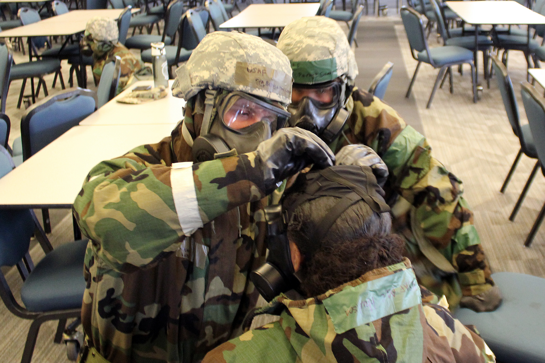 127th Force Support CBRNE Training