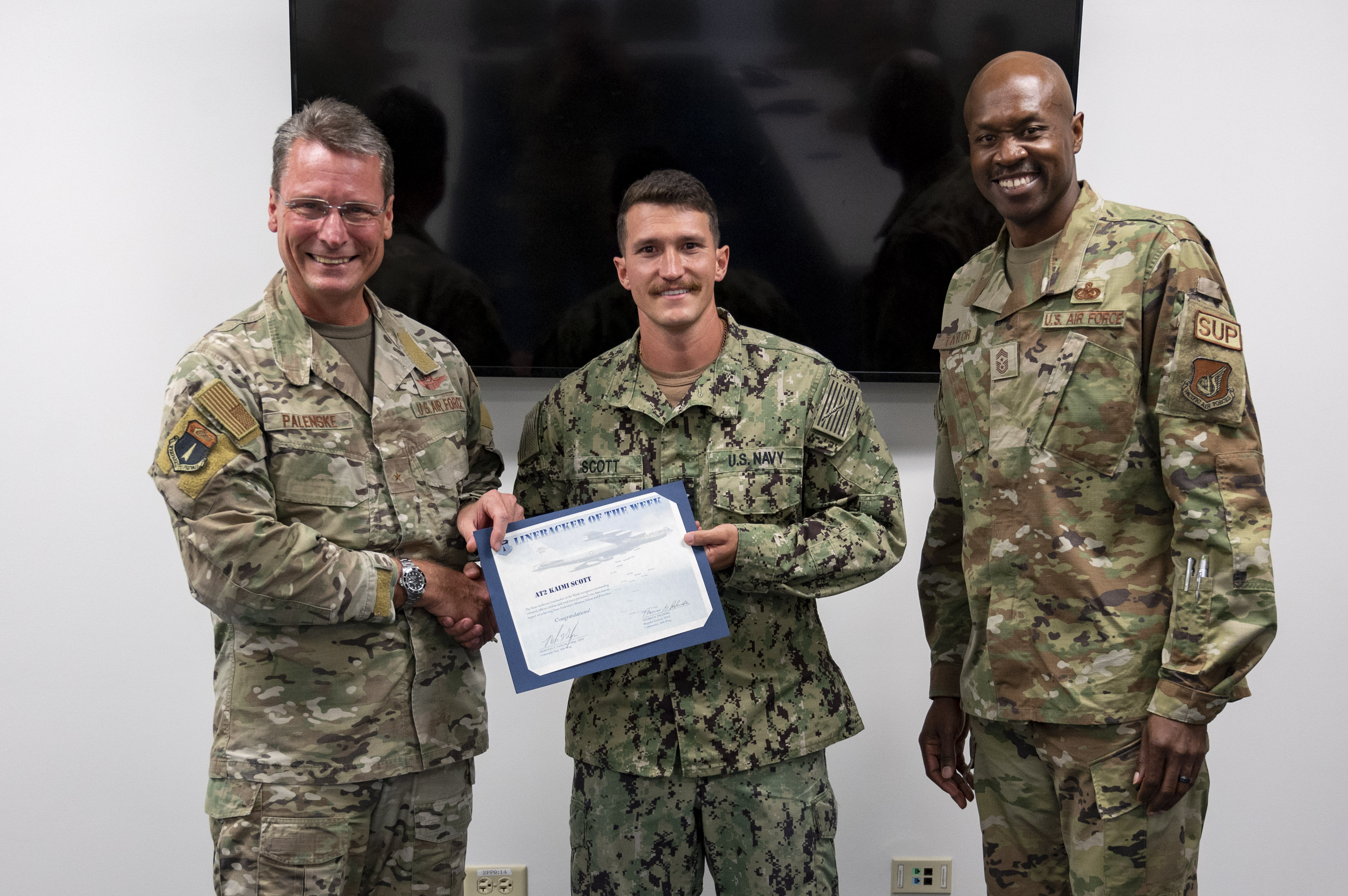 Linebacker of the Week: Petty Officer 2nd Class Kaimi Scott > Andersen ...