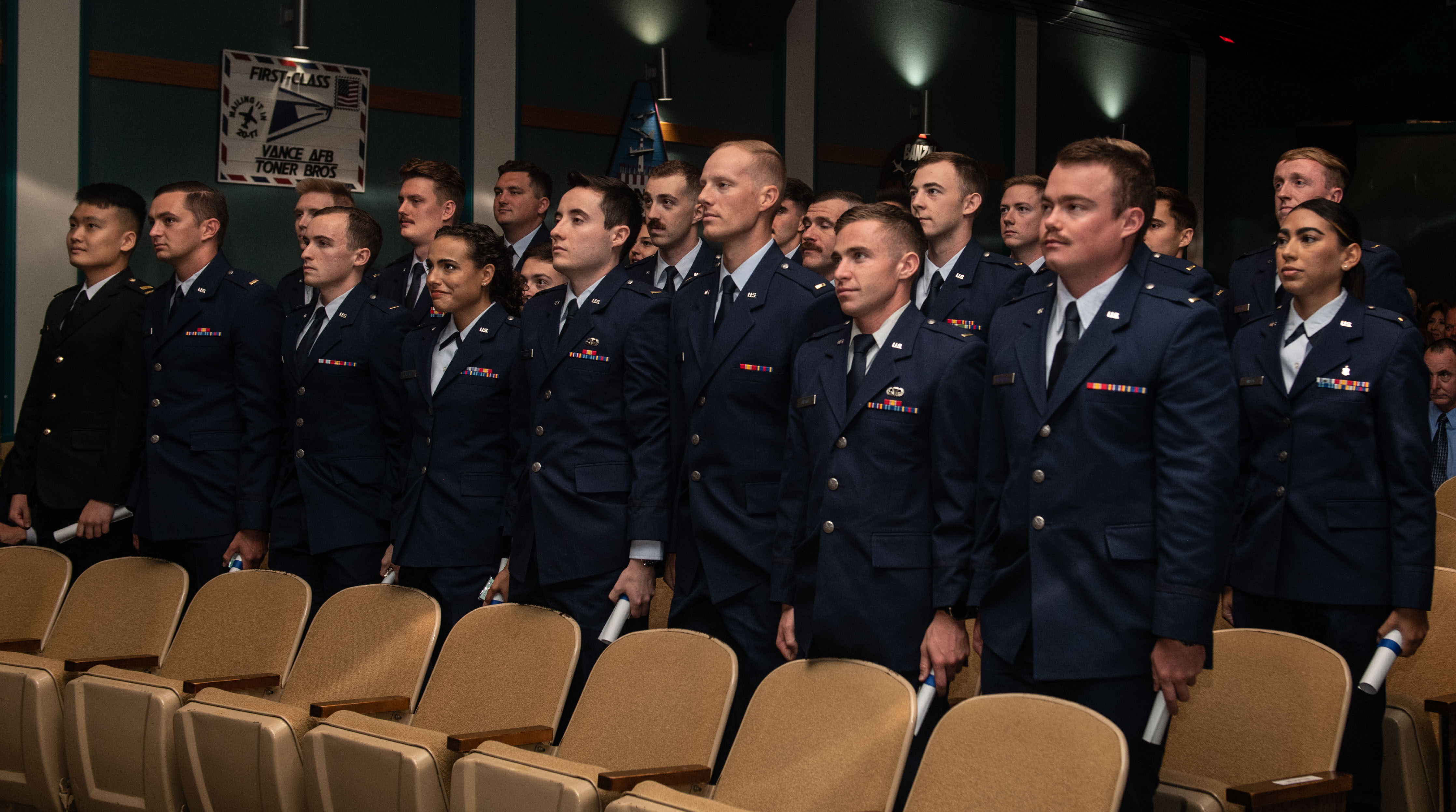 Students receive their Air Force wings during graduation ceremony at ...