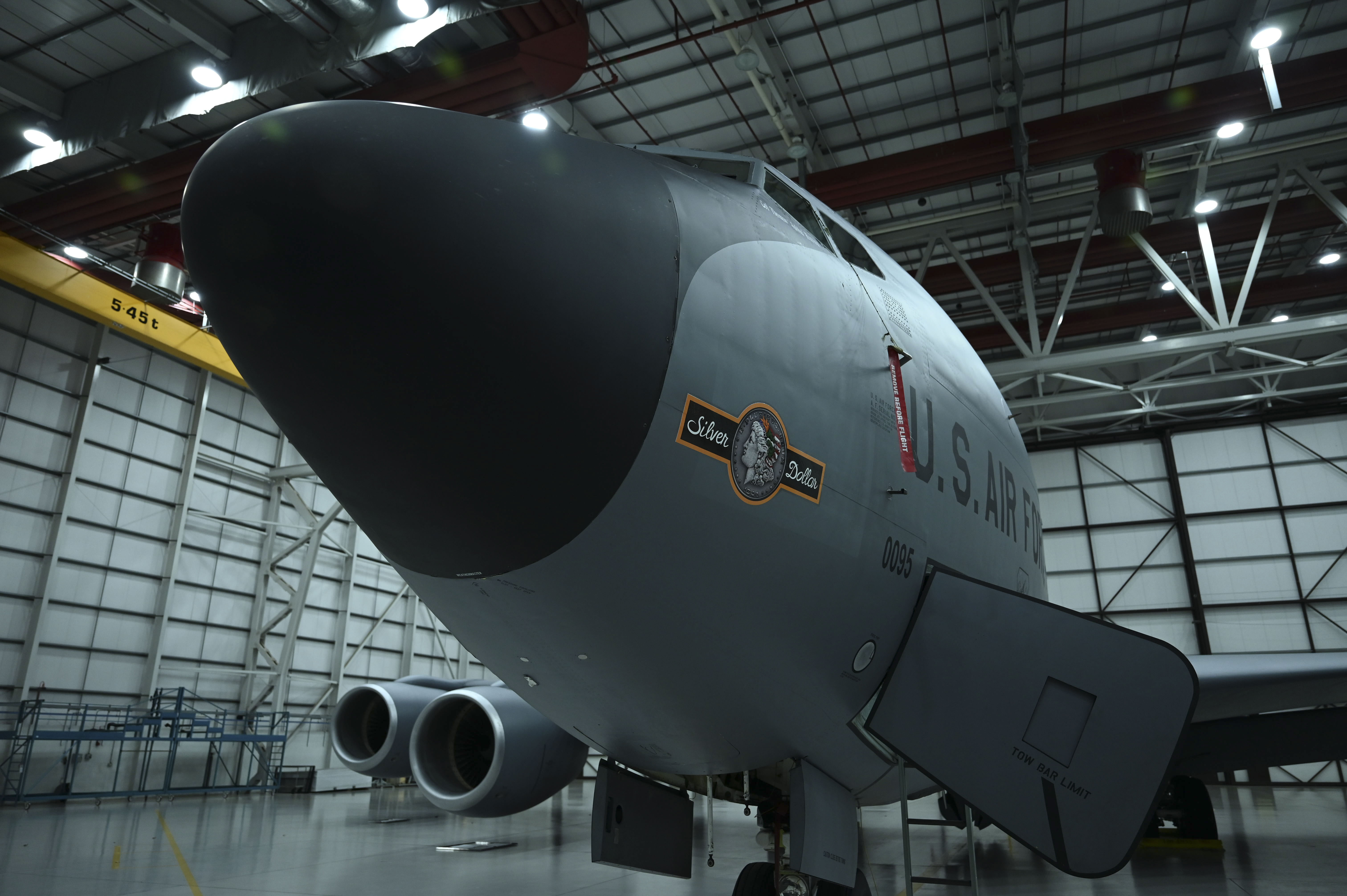RAFM honors Black Week: KC-135 ‘Silver Dollar’ nose art > Royal Air ...